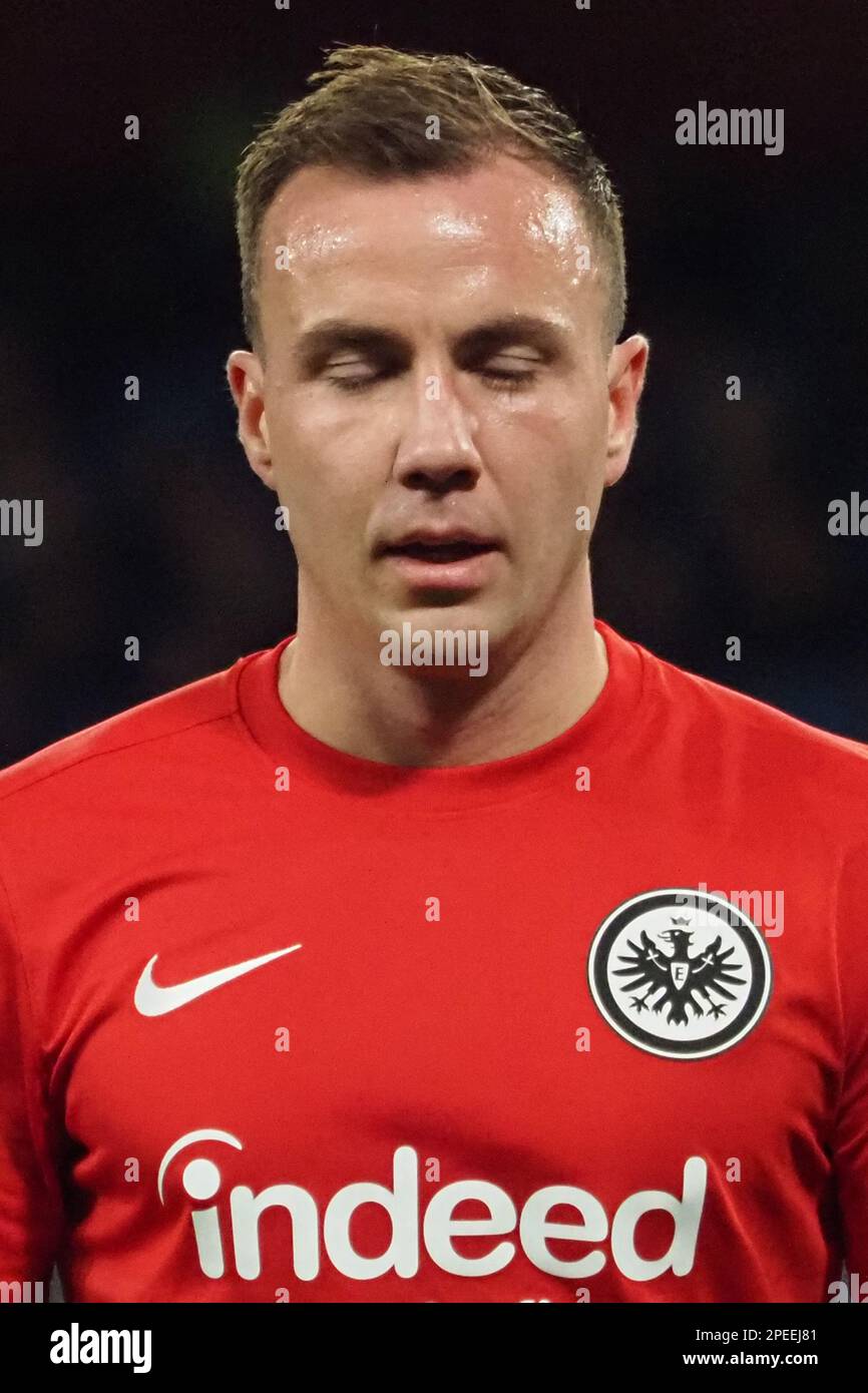 Napoli, Italy. 15th Mar, 2023. Mario Gotze player of Eintracht ...