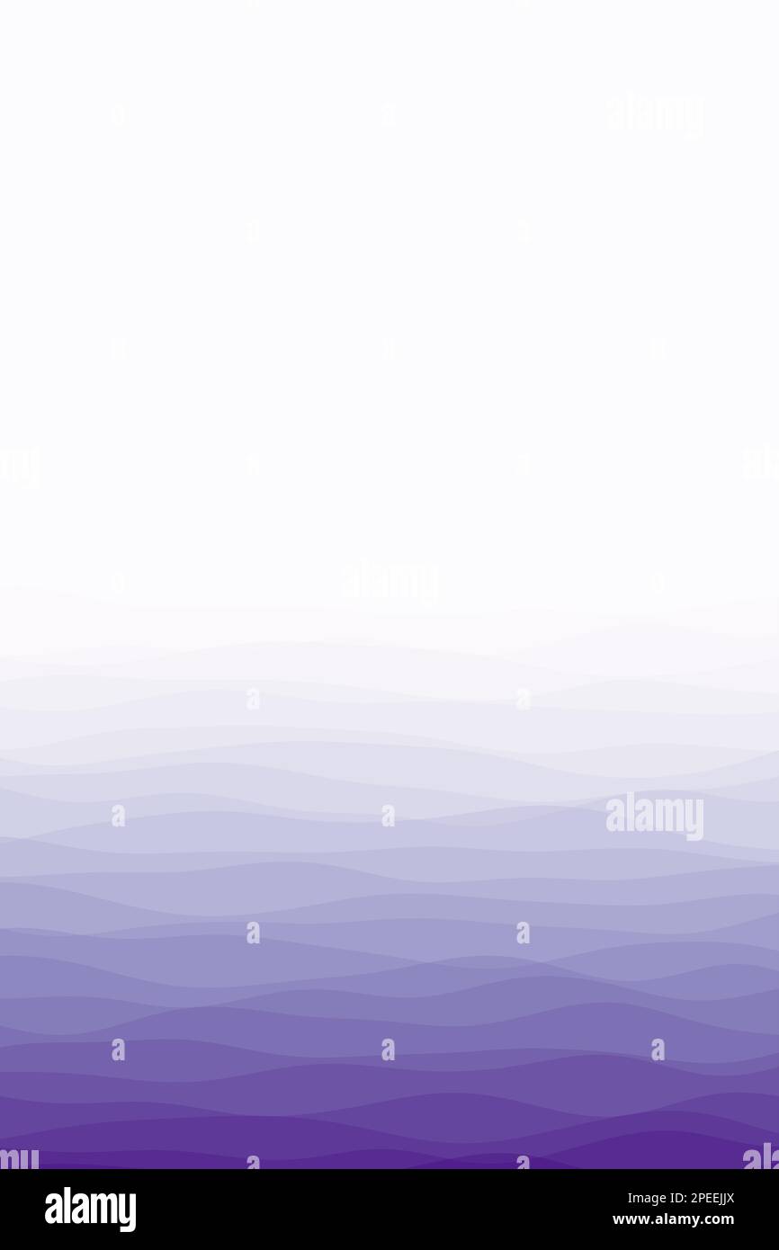 Cover page template. Page template with soft curves in purple colors ...