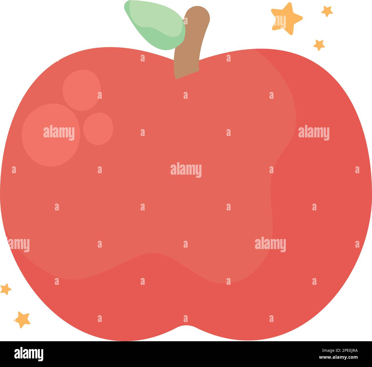 apple with stars Stock Vector Image & Art - Alamy