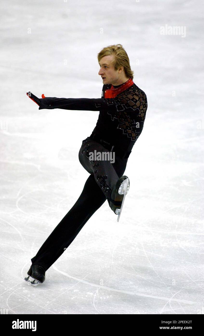 Russia's Evgeni Plushenko performs during a Free Skating final at the ...