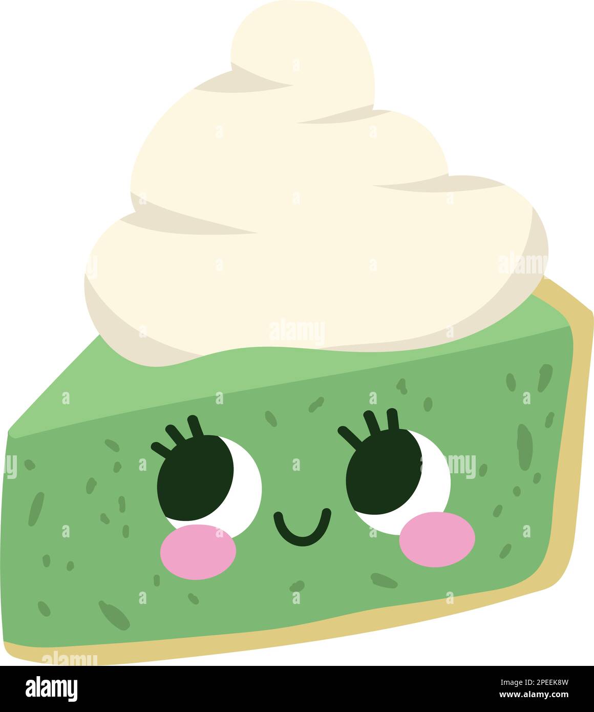 matcha cake cartoon Stock Vector Image & Art - Alamy