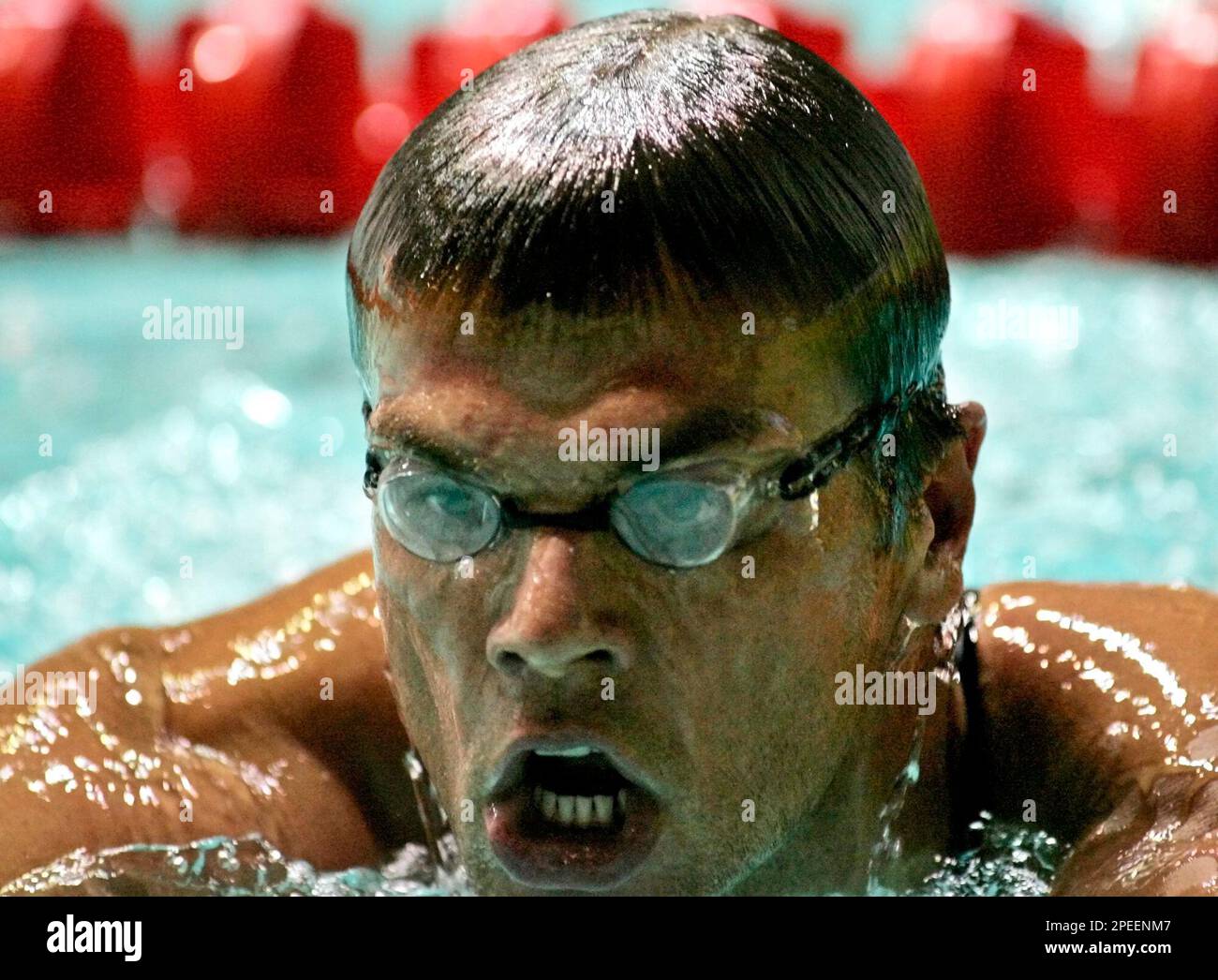 South Africa's swimmer Ryk Neethling swims after his 100m individual ...