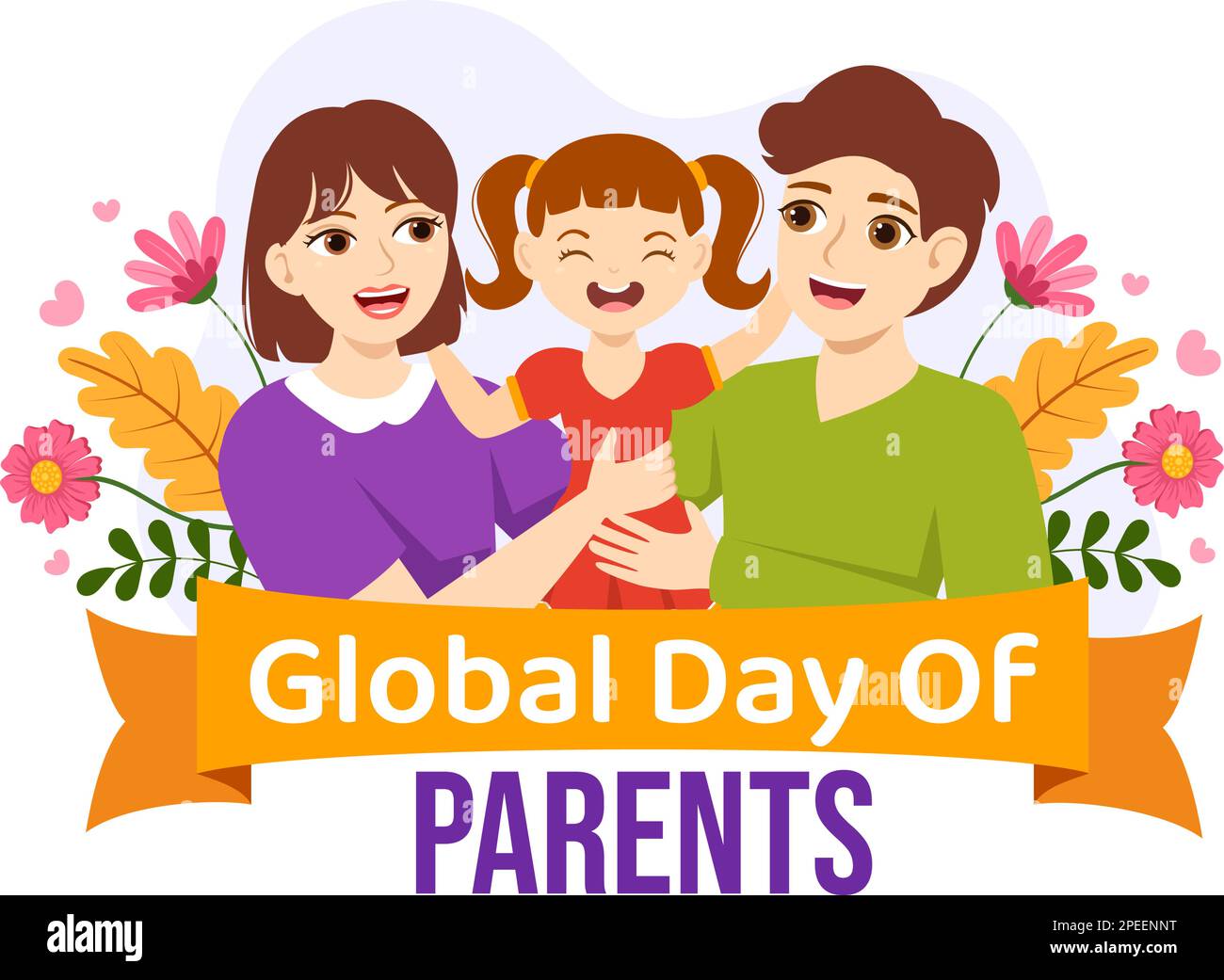 Global Day of Parents Illustration with Importance of Being a ...