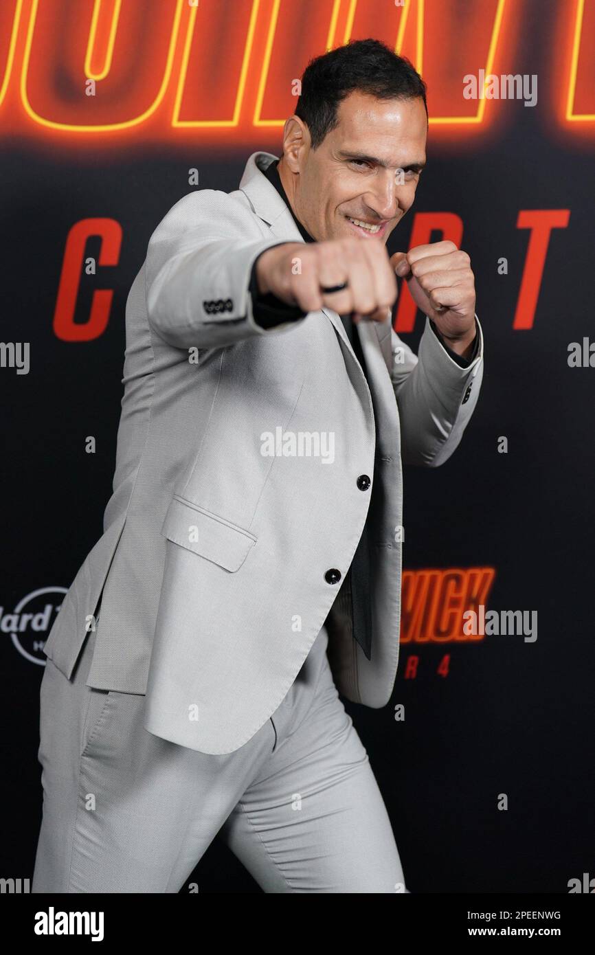 New York, NY, USA. 15th Mar, 2023. Marko Zaror at arrivals for JOHN ...