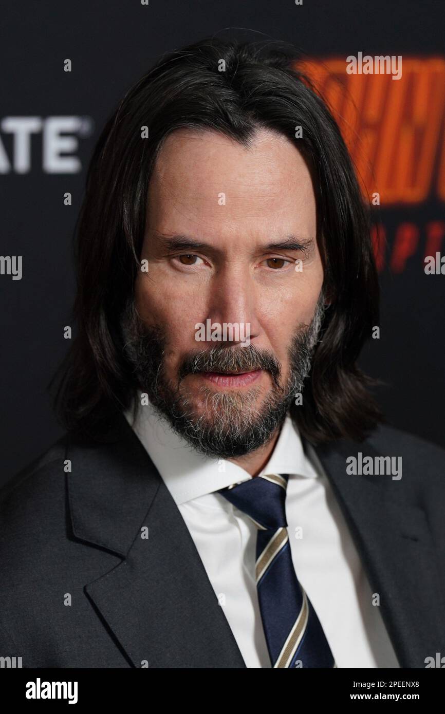 New York, NY, USA. 15th Mar, 2023. Keanu Reeves at arrivals for JOHN ...