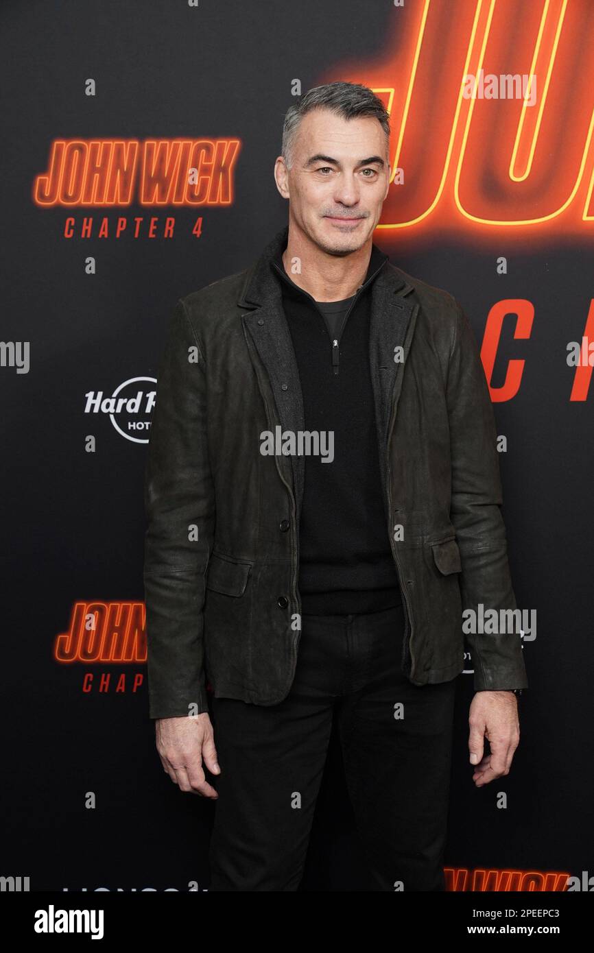 New York, NY, USA. 15th Mar, 2023. Chad Stahelski at arrivals for JOHN ...