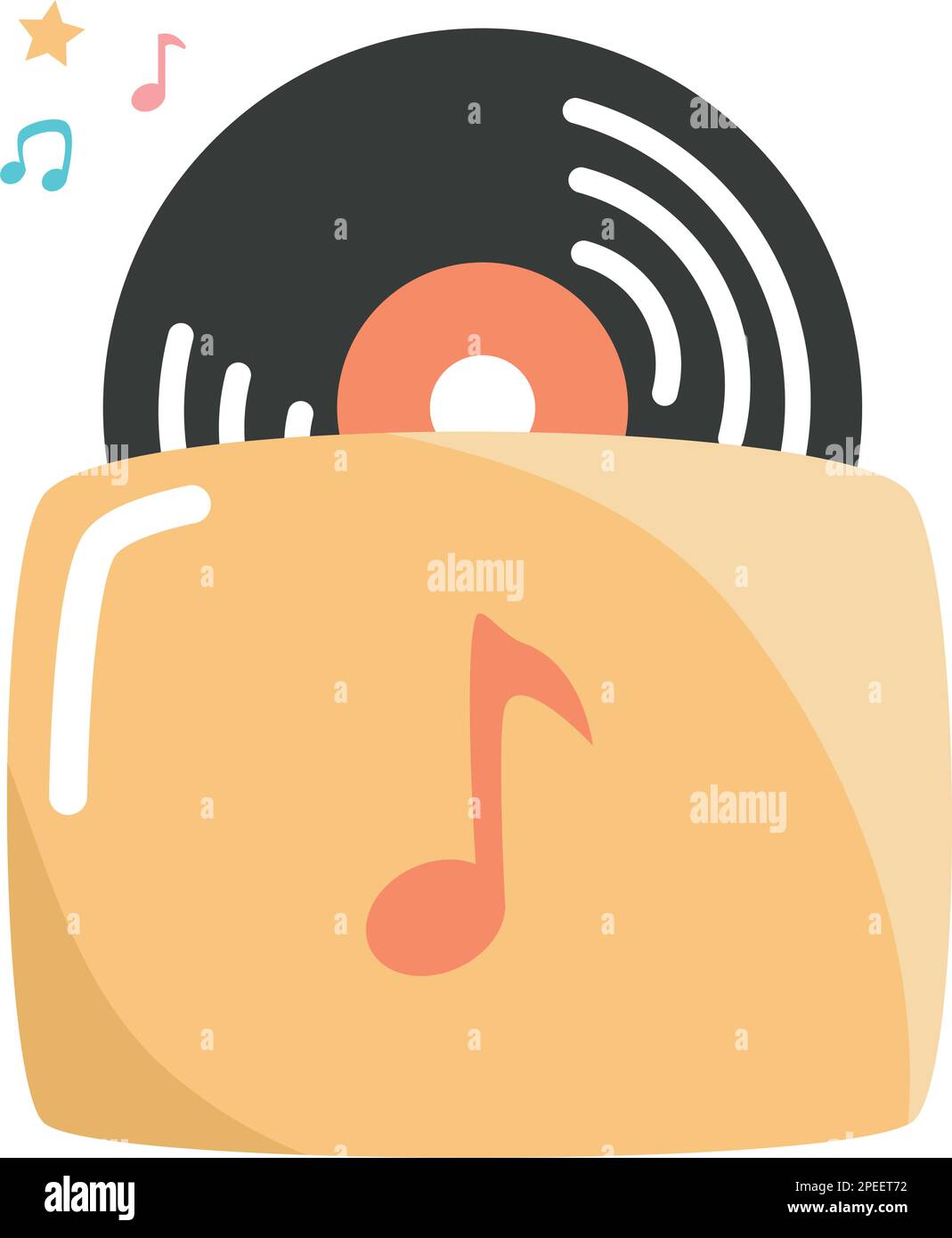vinyl disk design Stock Vector Image & Art - Alamy