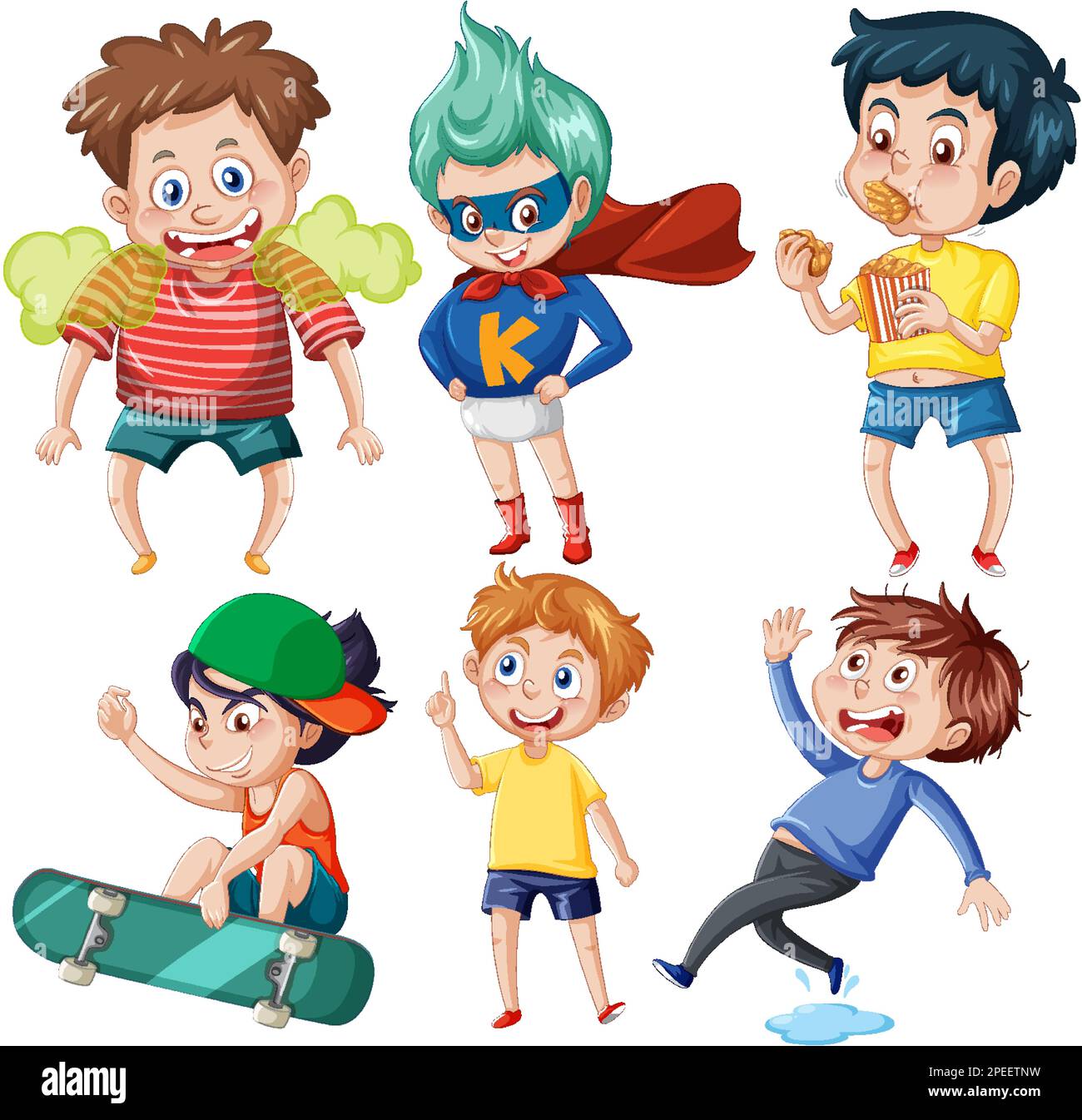 Cheeky teenager Stock Vector Images - Alamy