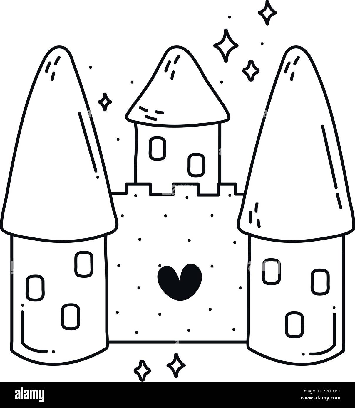cute castle design Stock Vector Image & Art - Alamy