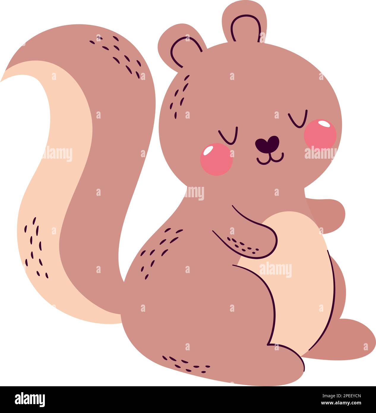flushed squirrel design Stock Vector Image & Art - Alamy