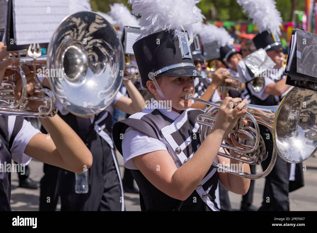 San Antonio, Texas, USA - April 8, 2022: The Battle of the Flowers ...