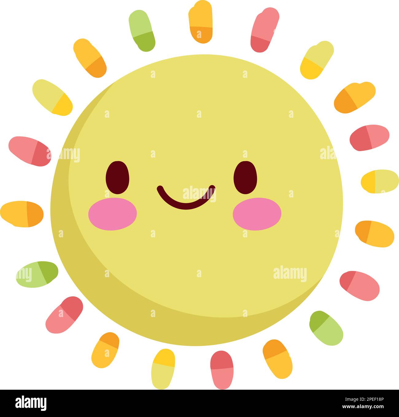 cute sun icon Stock Vector Image & Art - Alamy