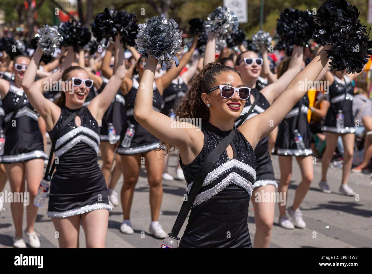 San Antonio, Texas, USA - April 8, 2022: The Battle of the Flowers ...