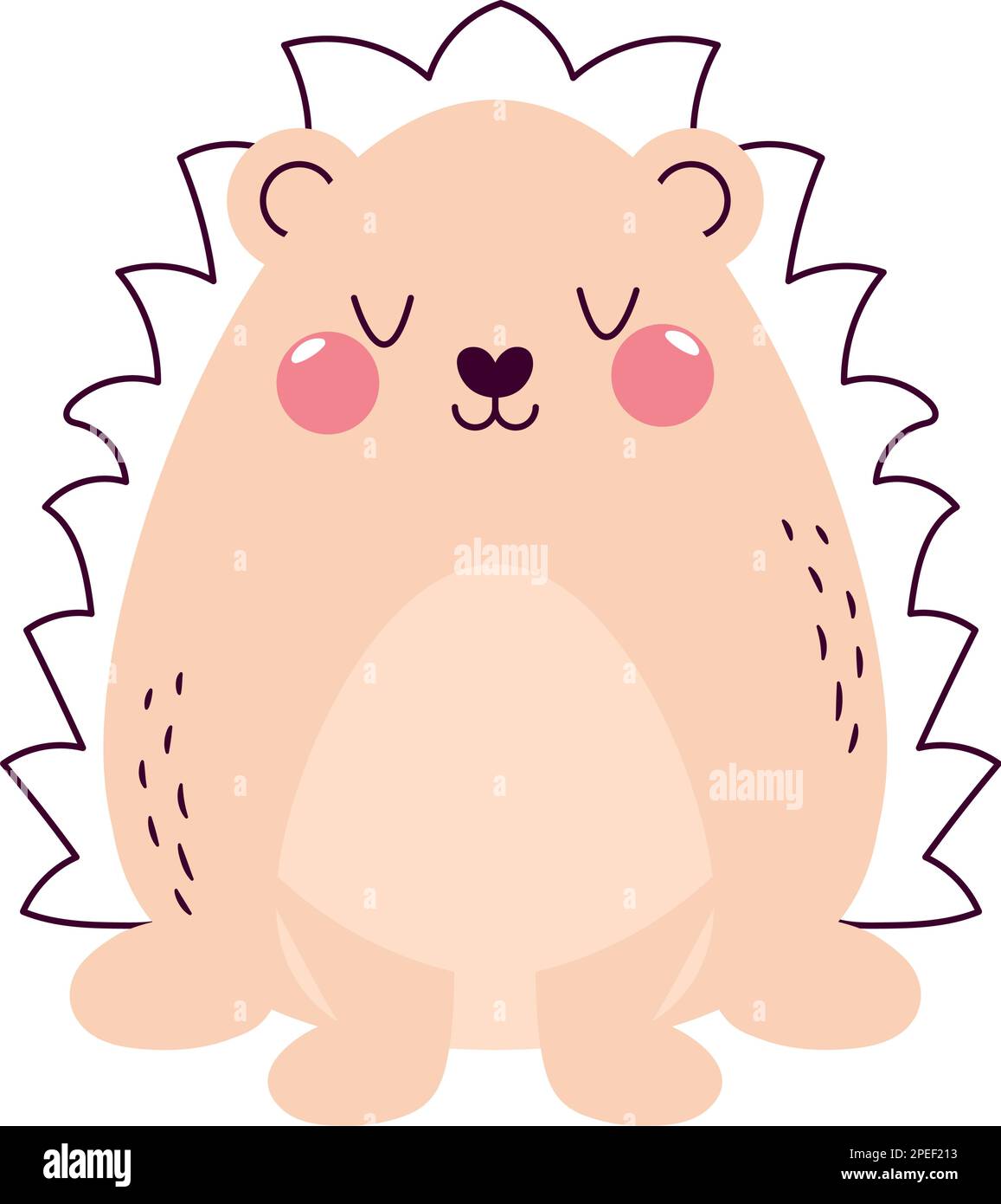 flushed hedgehog design Stock Vector Image & Art - Alamy