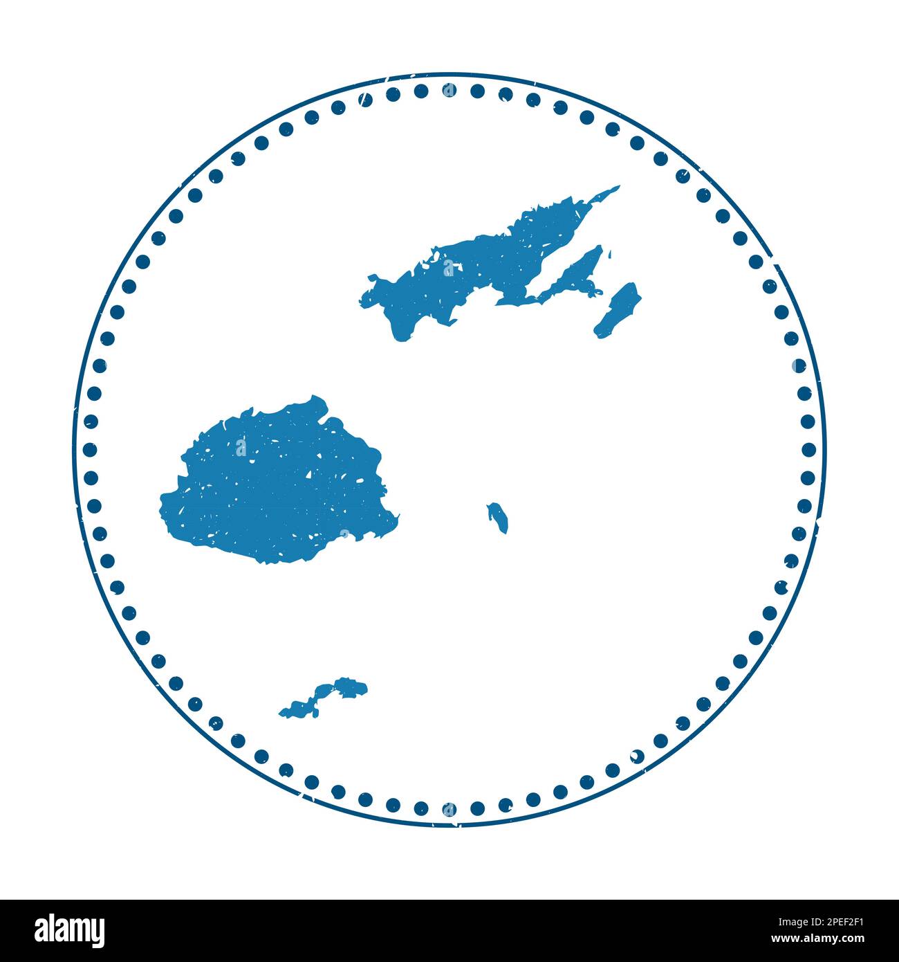 Fiji sticker. Travel rubber stamp with map of country, vector ...