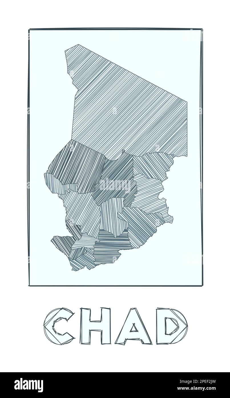 Map of chad Cut Out Stock Images & Pictures - Alamy