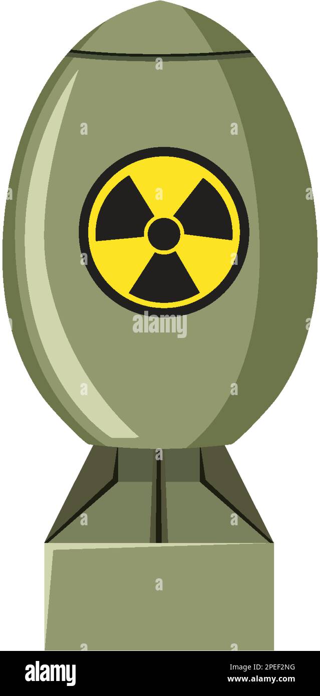 Nuclear Fission Bomb - Plutonium illustration Stock Vector Image & Art ...
