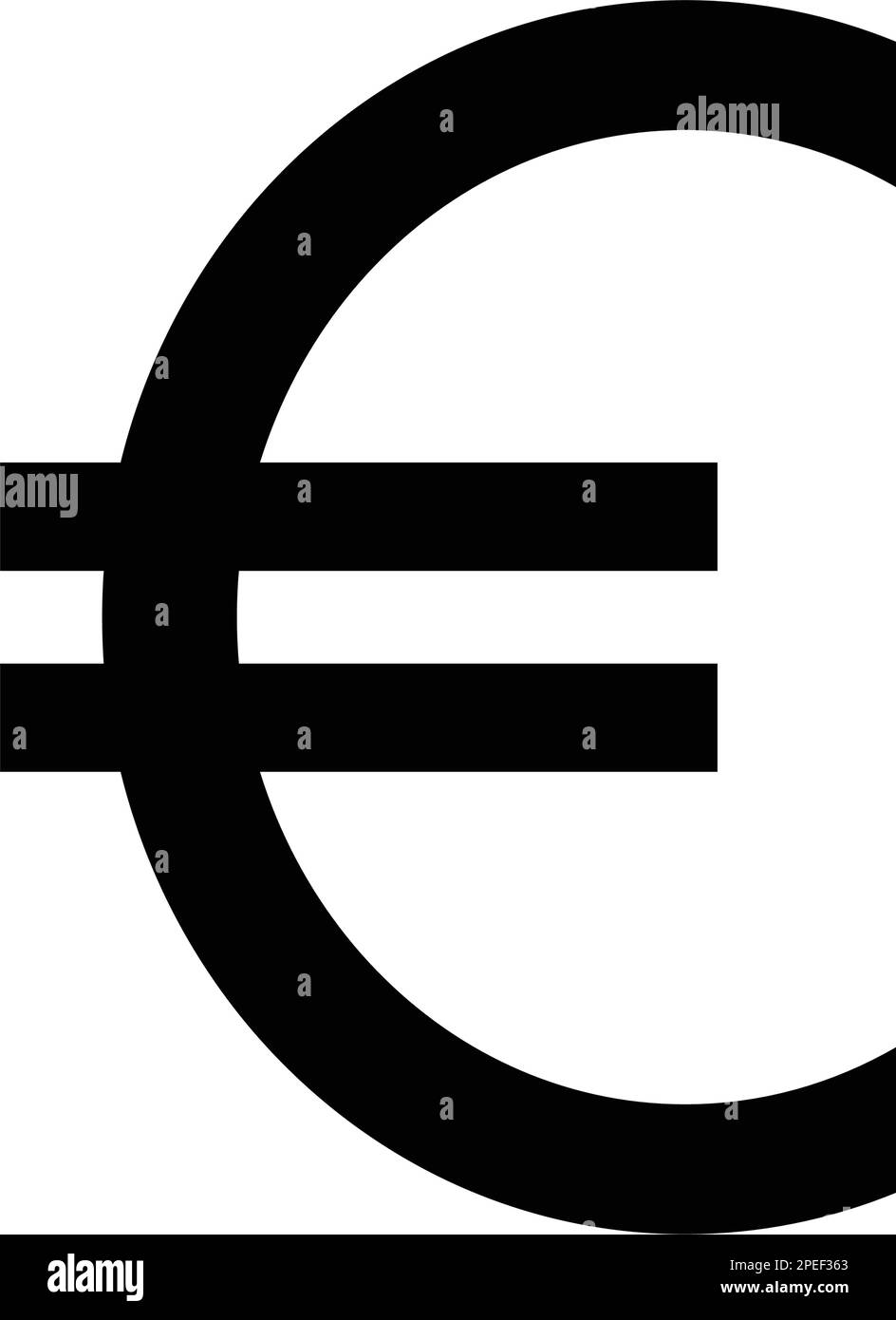 euro currency symbol vektor illustration design Stock Vector Image ...
