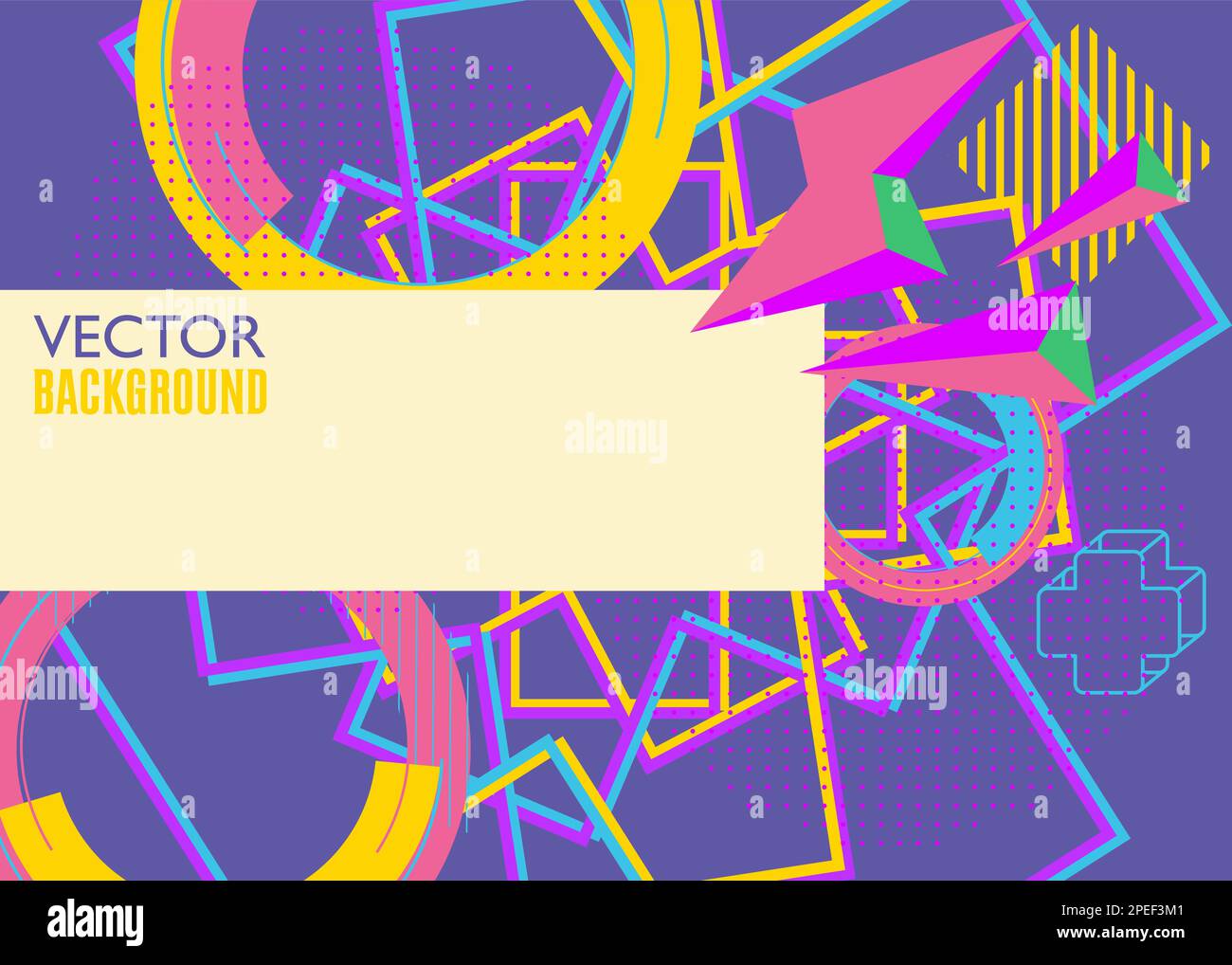 Geometrical retro elements theme Background. Vintage Minimal geometric ...