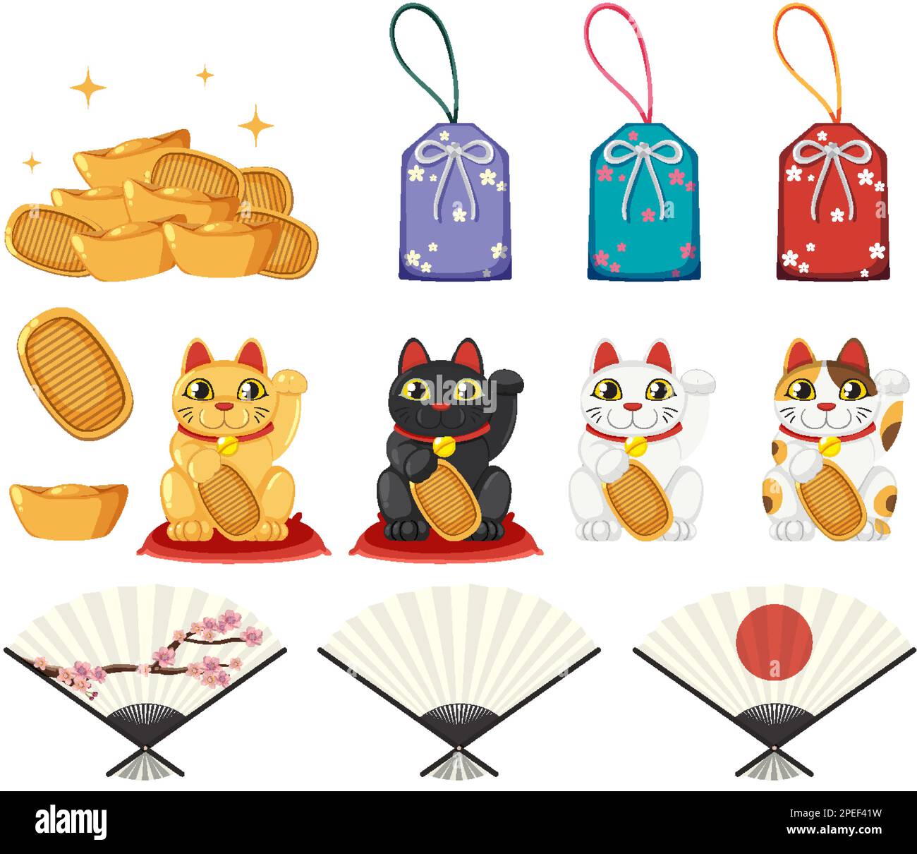 Element and symbol of Japanese culture illustration Stock Vector Image ...