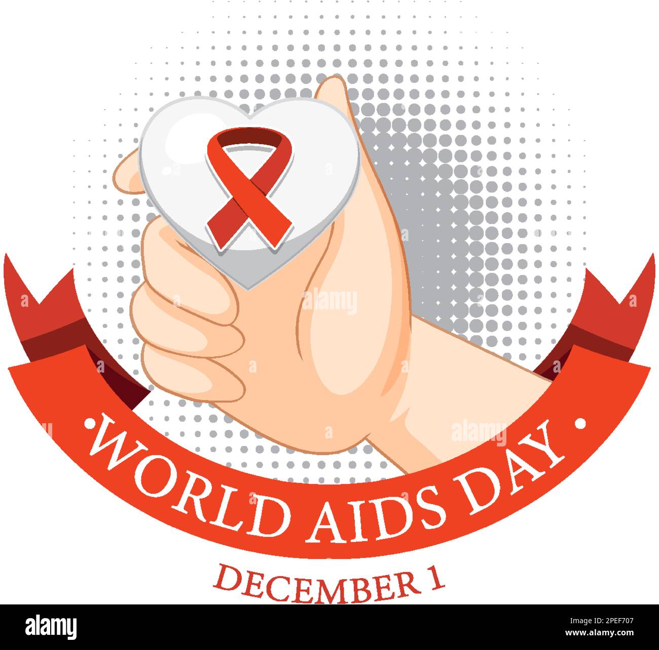 World Aids Day Poster Design illustration Stock Vector Image & Art - Alamy