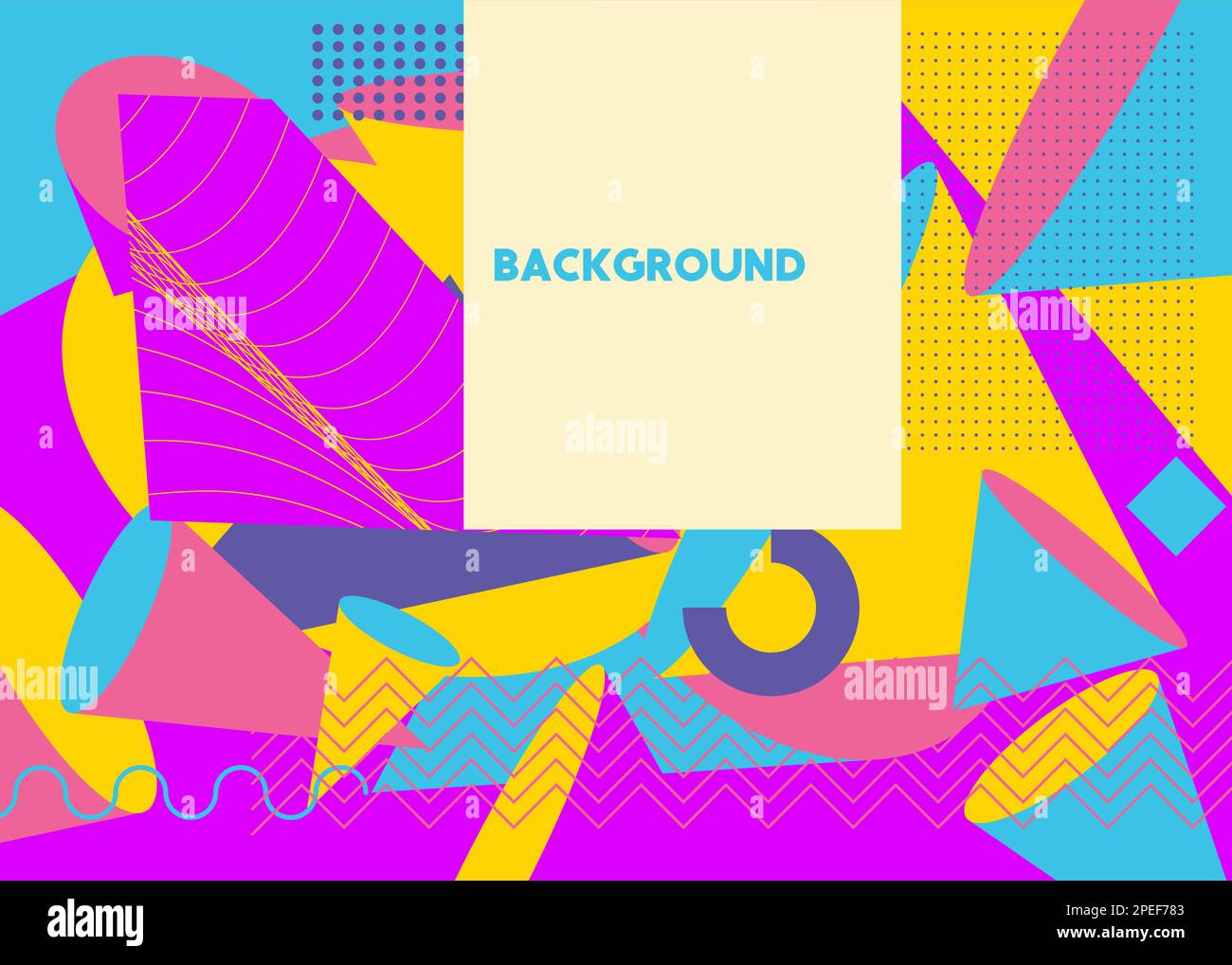 Geometrical retro elements theme Background. Vintage Minimal geometric ...