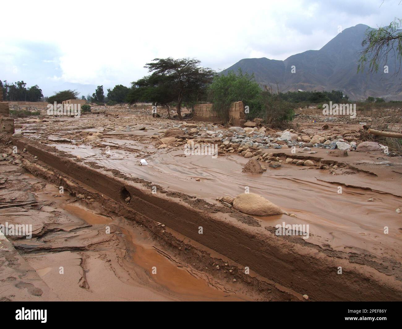 Cieneguilla, Peru. 15th Mar, 2023. Rural town of Tambo Inga, east of ...