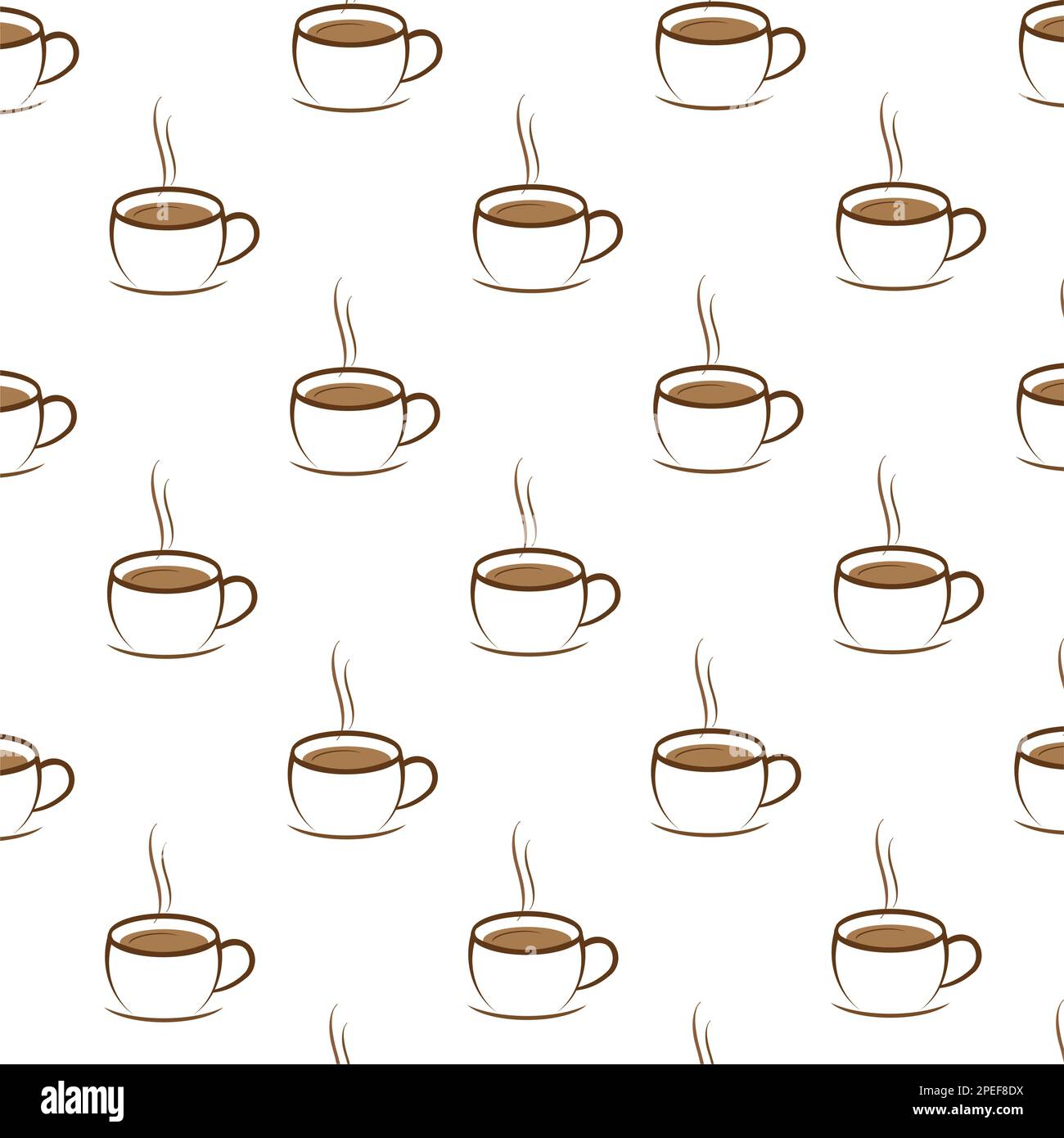 hot coffee cup background vektor illustration Stock Vector Image & Art ...