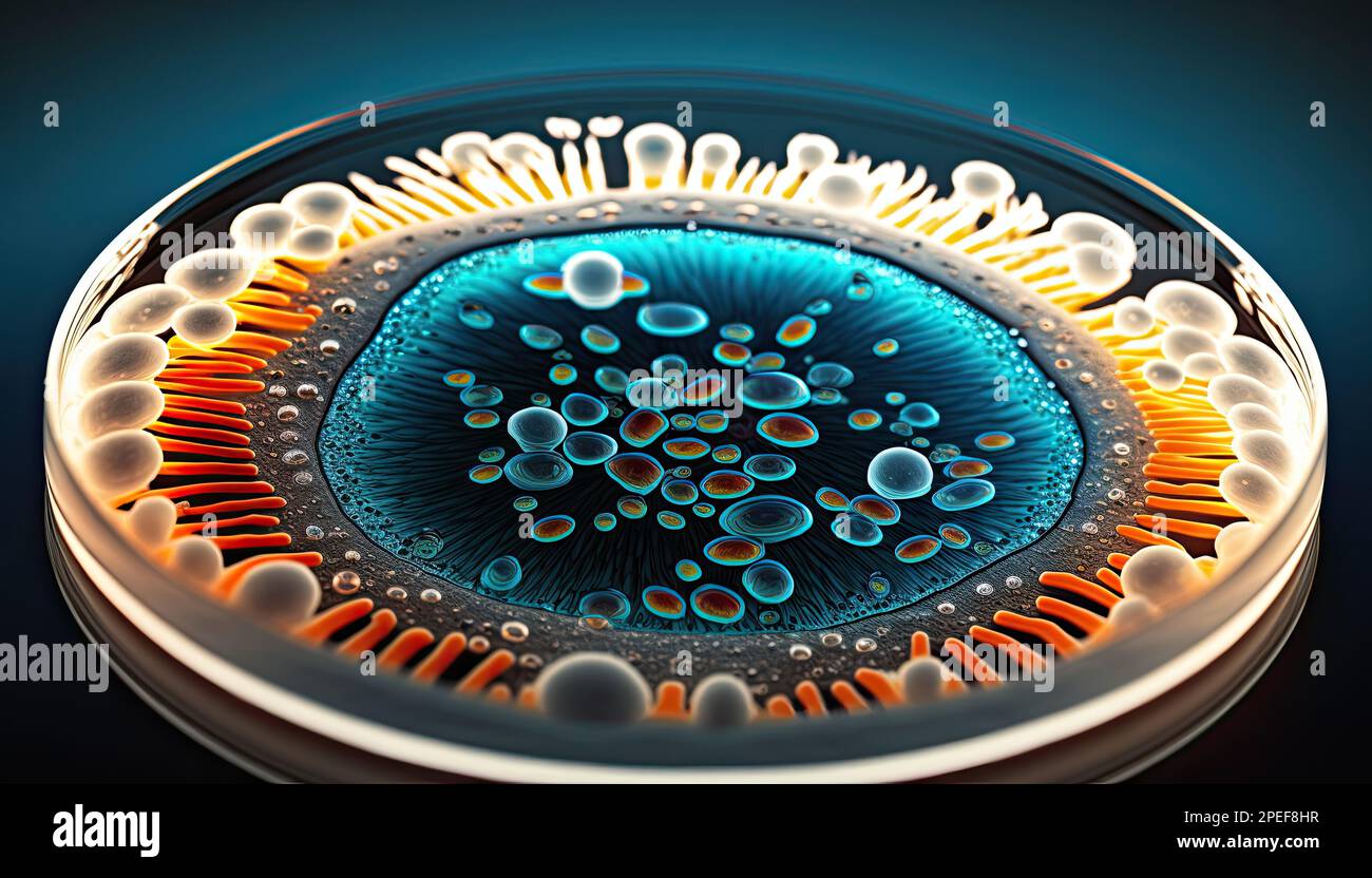 Bacteria under a microscope hi-res stock photography and images - Alamy