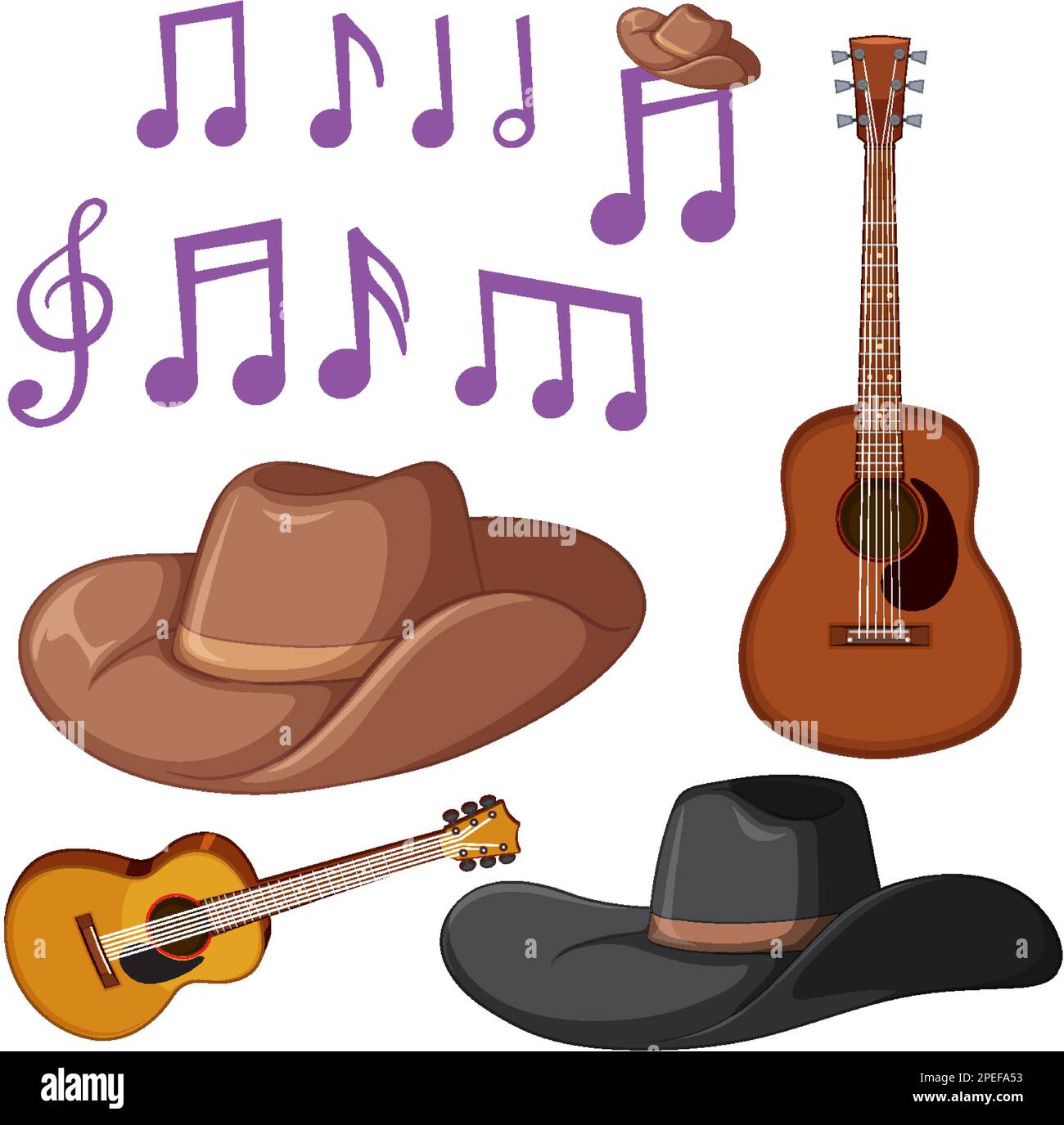Set of mix instrument string illustration Stock Vector Image & Art - Alamy