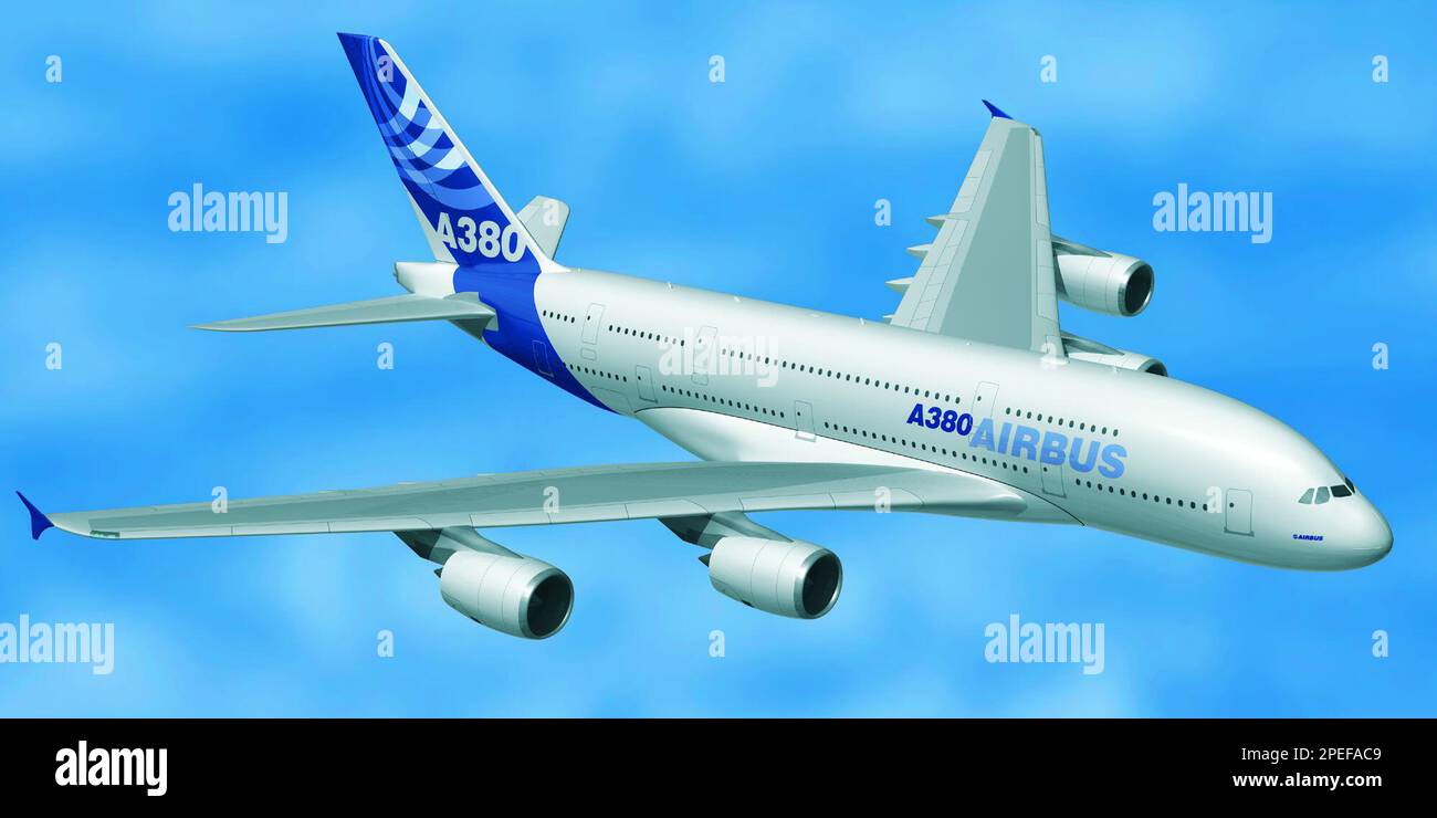 This computer image released by Airbus Tuesday Jan.18, 2005 shows the ...