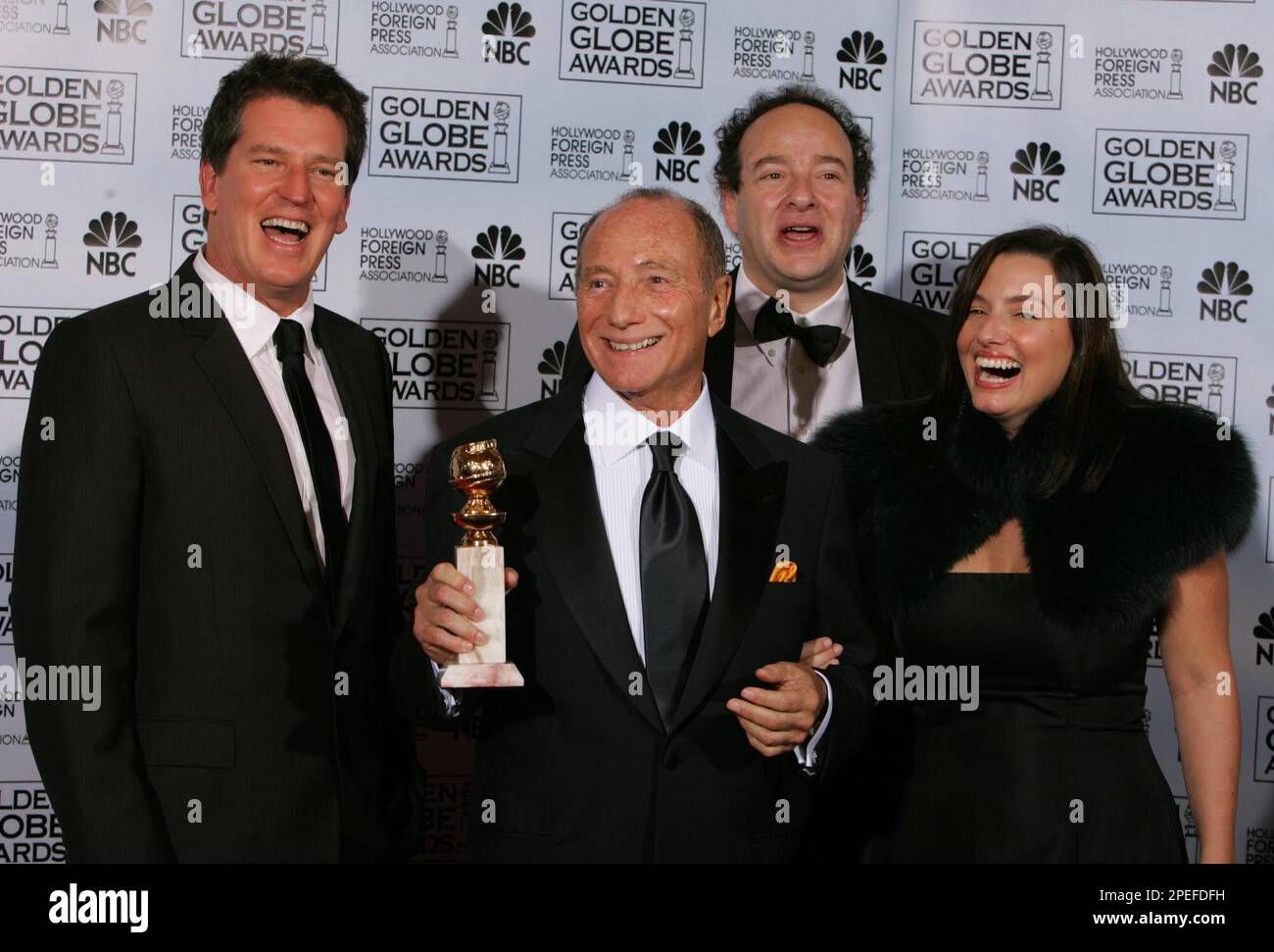 Producer Freddy DeMann, left, director Stephen Hopkins, second from ...