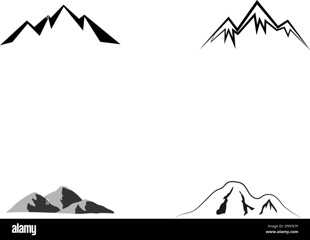 mountain icon vektor illustration design Stock Vector Image & Art - Alamy