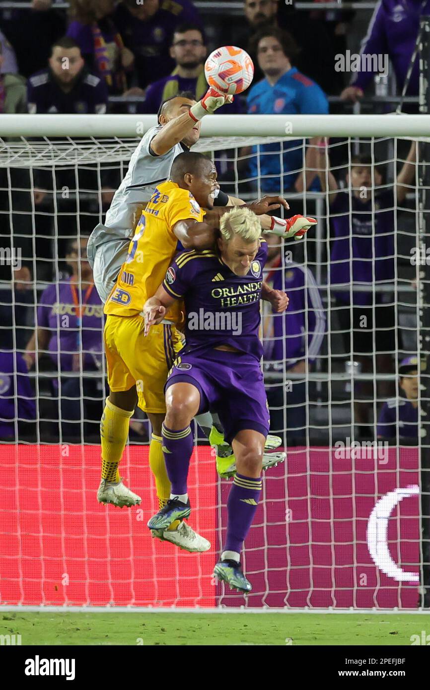 Orlando, Florida, USA. March 15, 2023: Tigres UANL goalkeeper NAHUEL ...