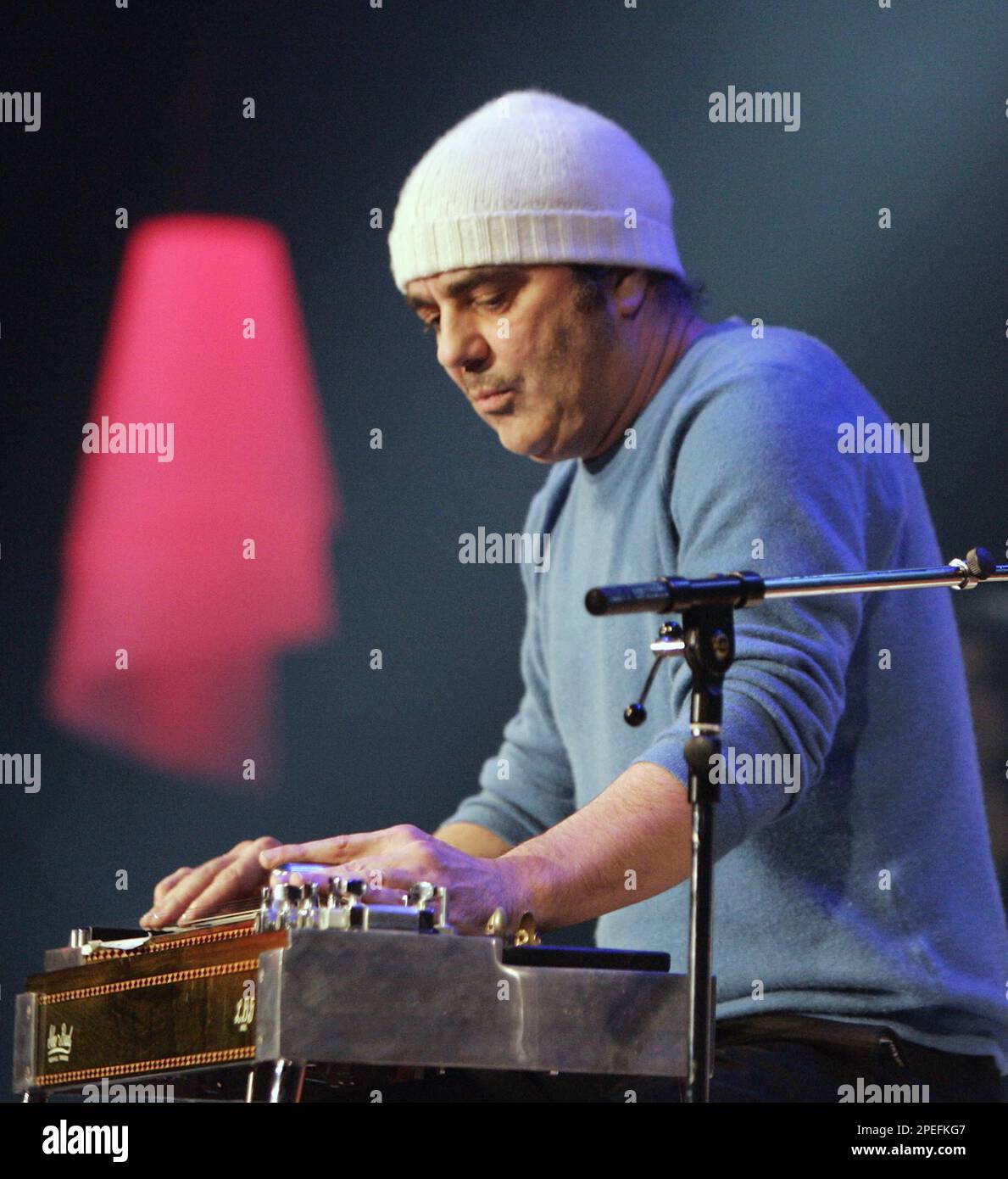 Performer and producer Daniel Lanois performs at the Canada For Asia ...