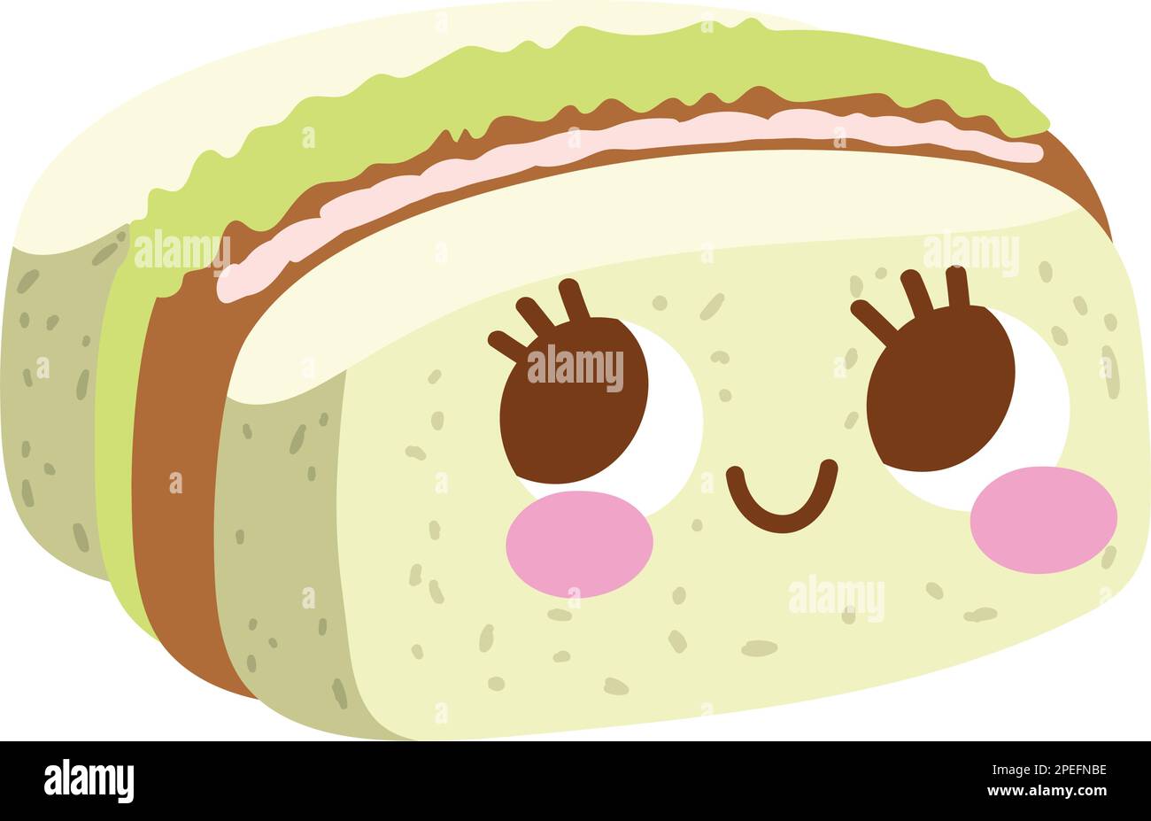 matcha pastry cute Stock Vector Image & Art - Alamy