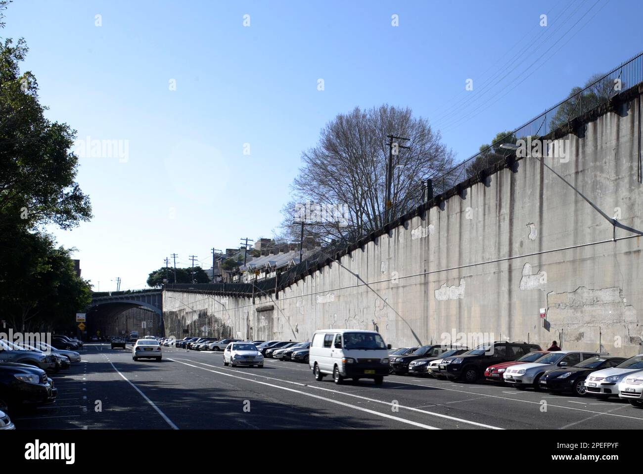 Hickson Road in the new Sydney suburb of Barangaroo, currently under ...