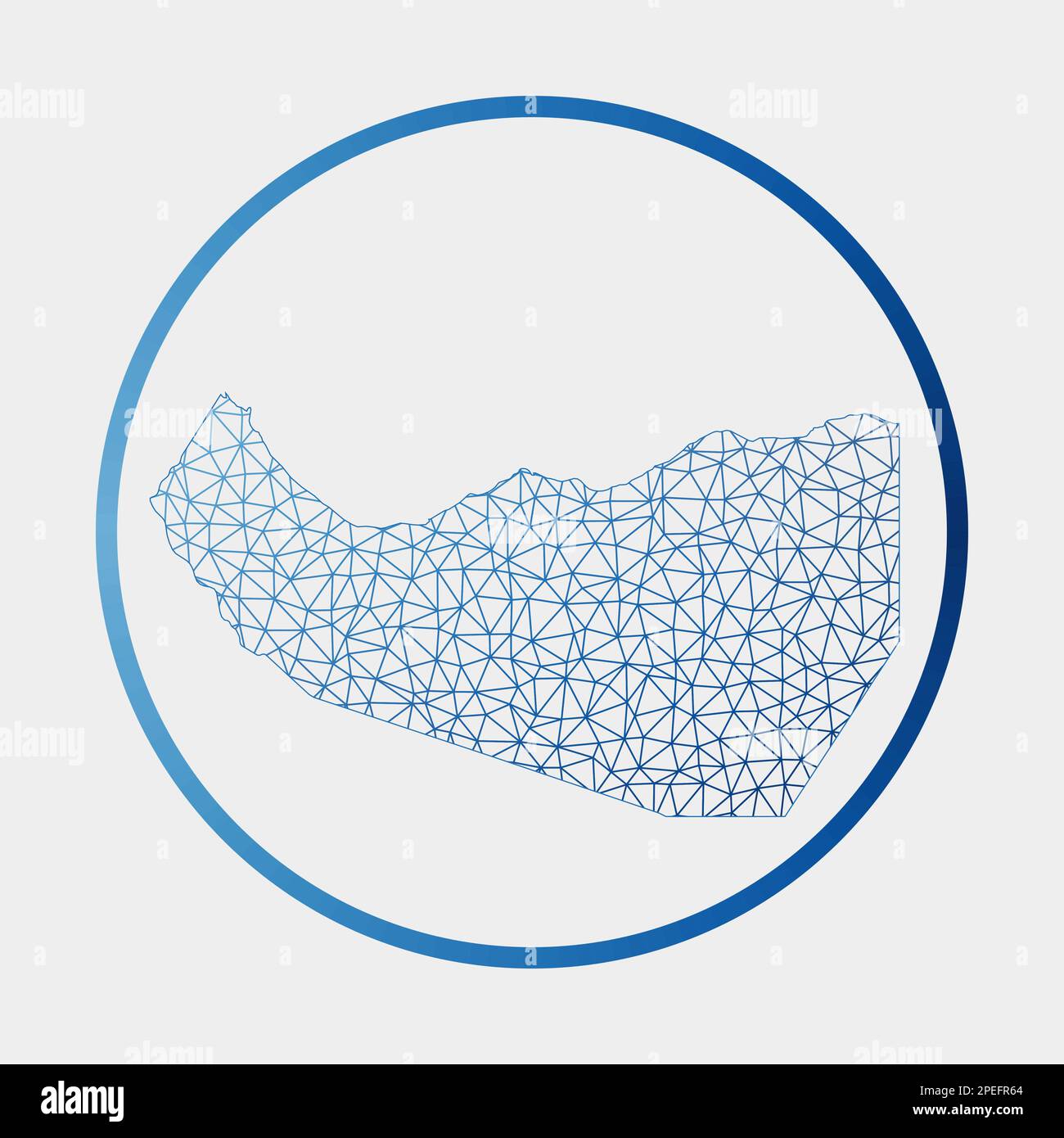 Somaliland icon. Network map of the country. Round Somaliland sign with ...