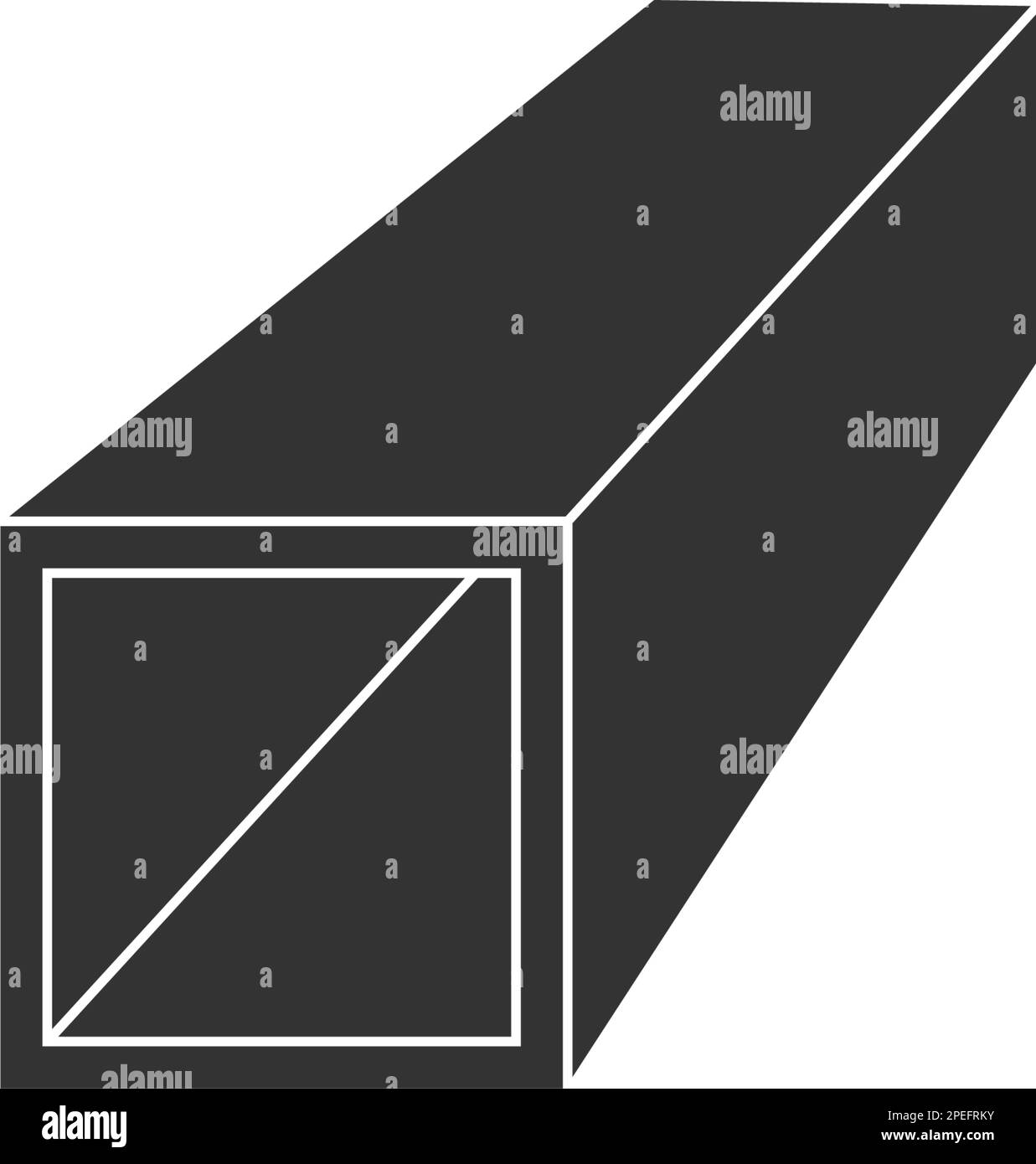 Steel product vector icon. I profile shape and long. That alloy of iron ...