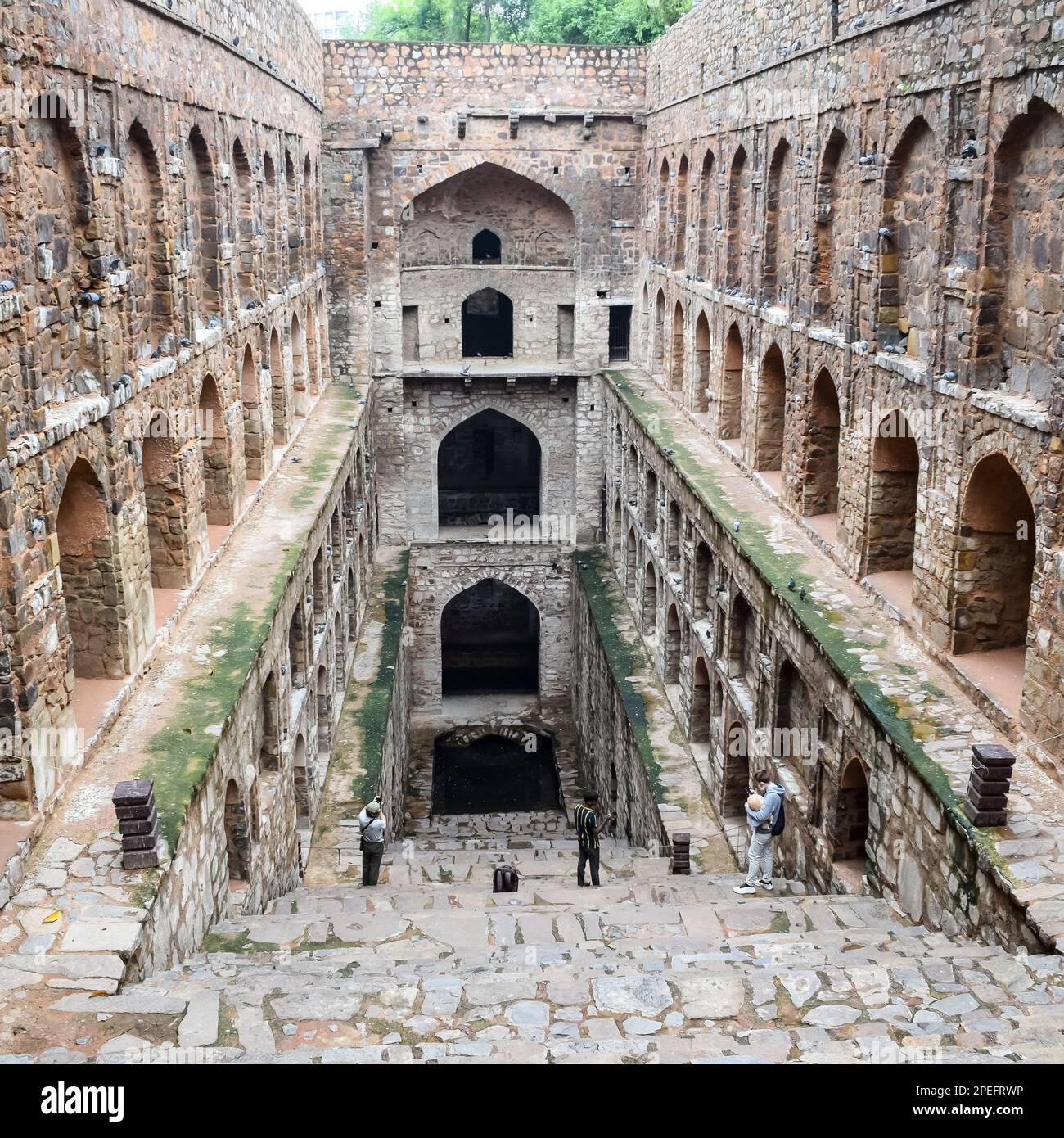 Agrasen Ki Baoli (Step Well) situated in the middle of Connaught placed ...