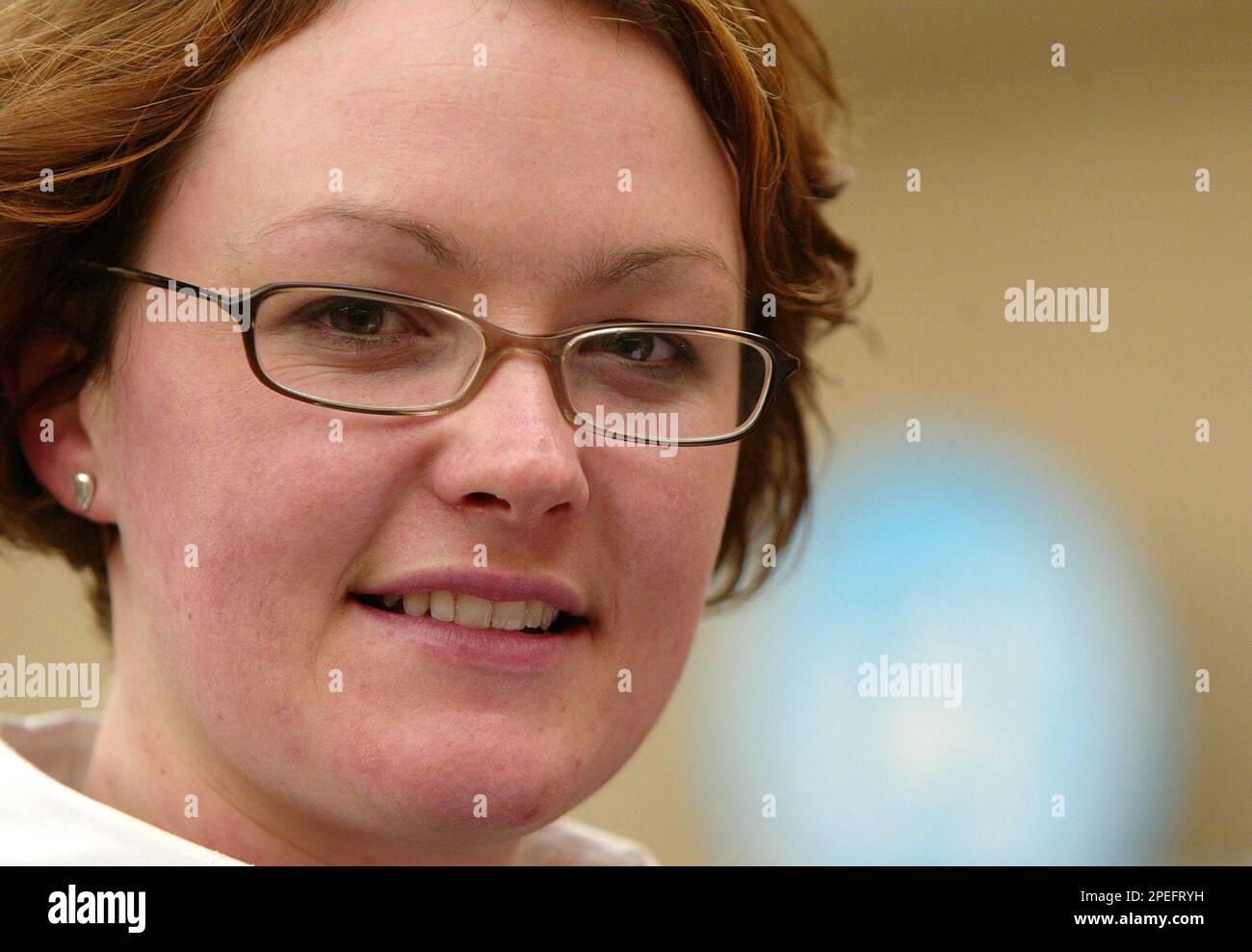 Amy Barry, British Oxfam spokeswoman poses during a final press ...