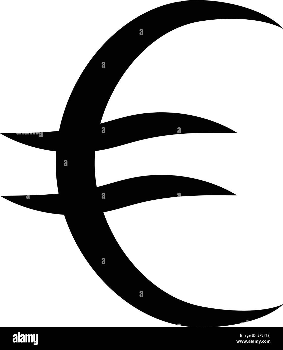 euro currency symbol vektor illustration design Stock Vector Image ...