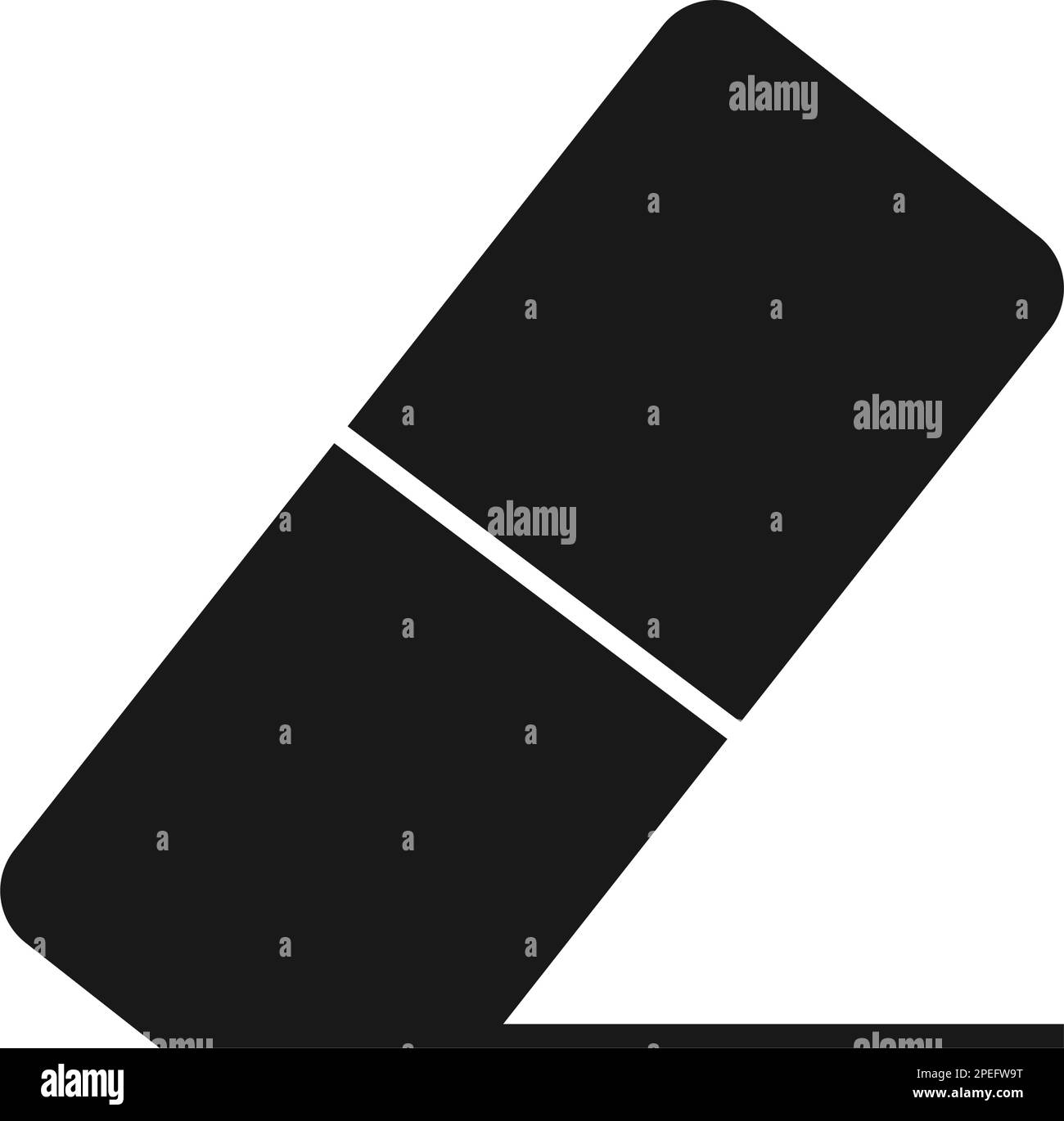 Isolated Eraser Icon Symbol On Clean Background. Vector Rubber Element ...