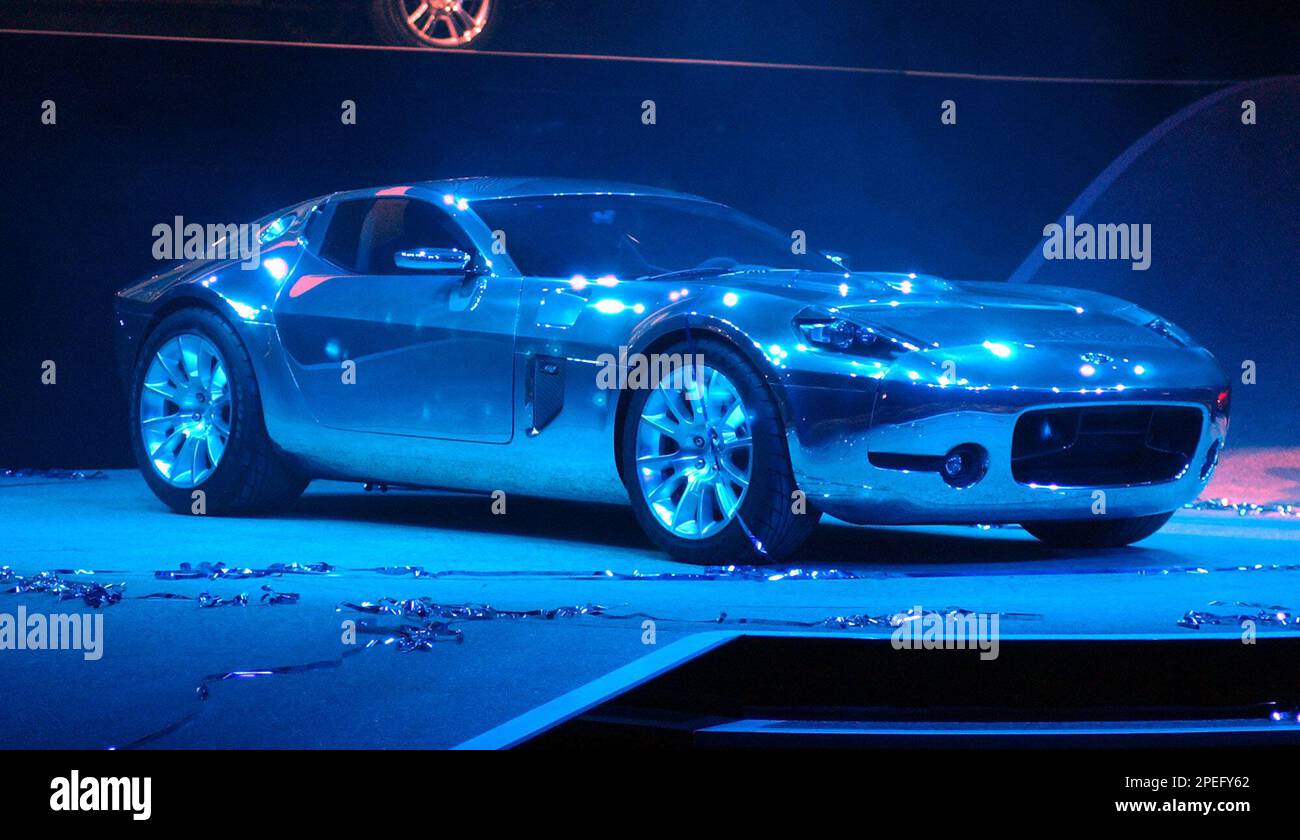The Ford Shelby GR-1 concept car is introduced at the North American ...