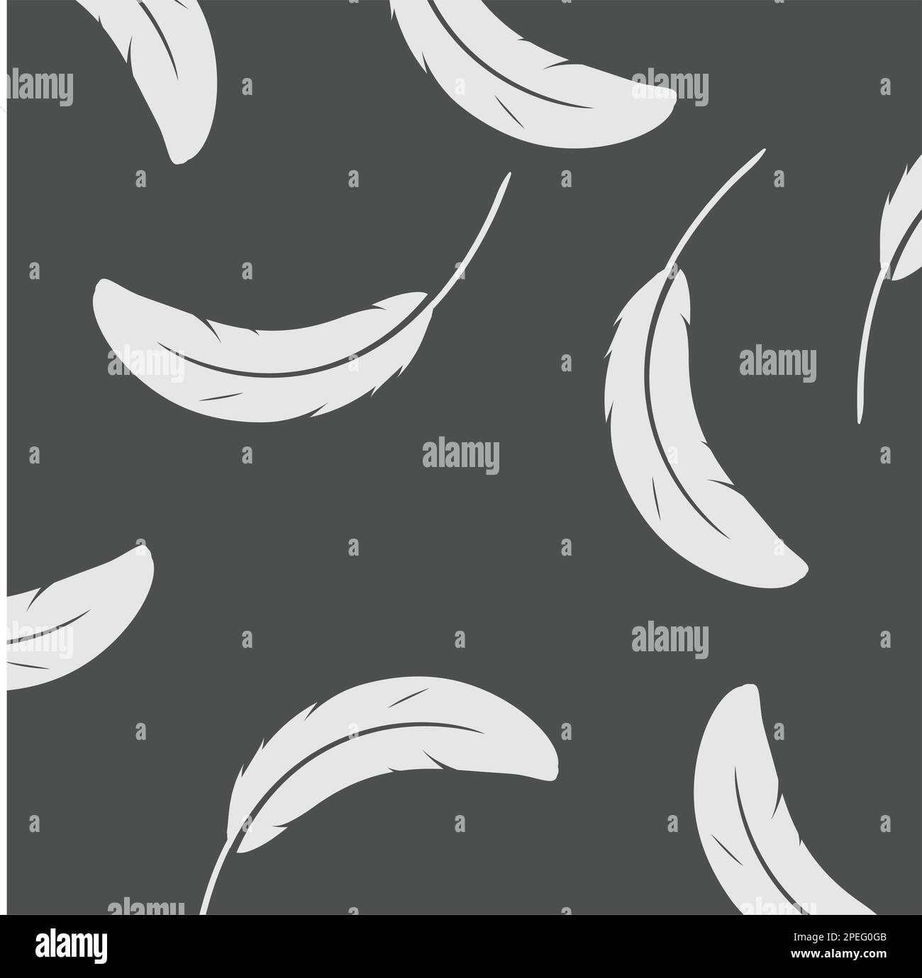 Scattered feathers Cut Out Stock Images & Pictures - Alamy