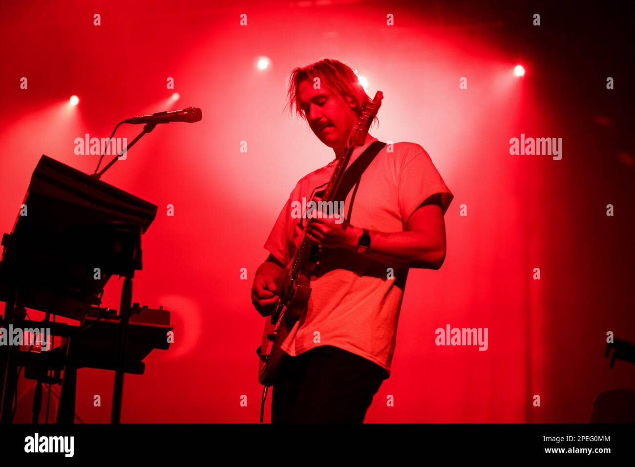 Milan, Italy. 15th Mar, 2023. Ambrose Kenny Smith of King Gizzard & the ...