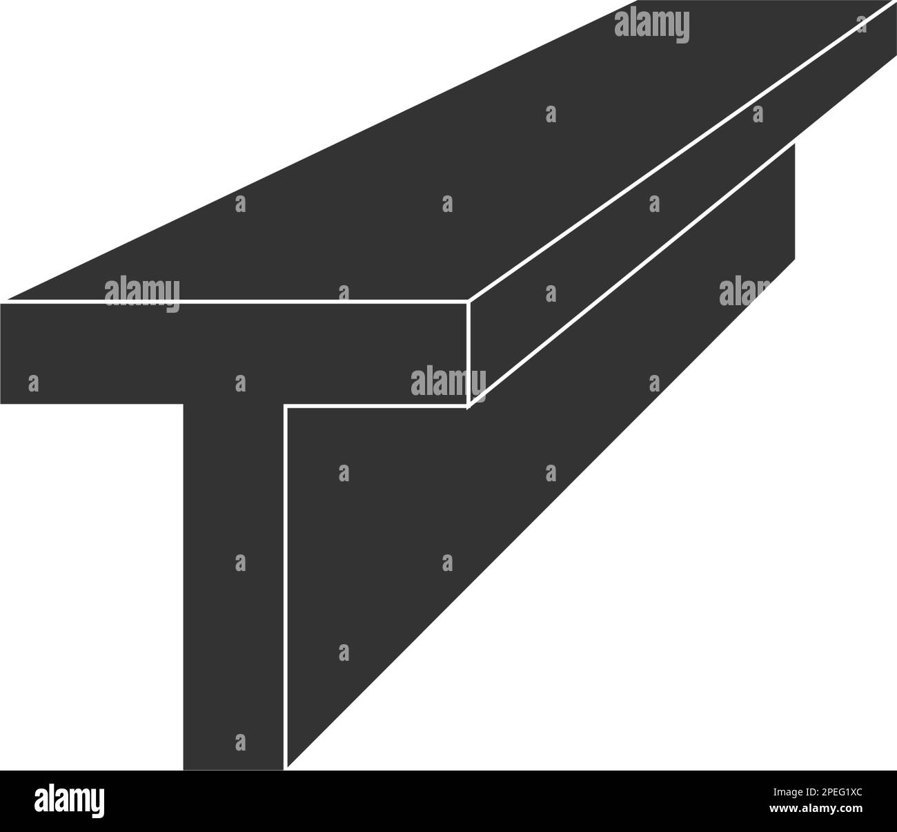 Steel product vector icon. I profile shape and long. That alloy of iron ...