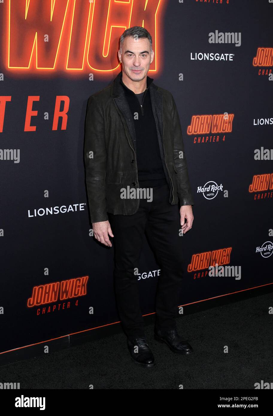 New York City, USA. 15th Mar, 2023. Chad Stahelski attending the 'John ...