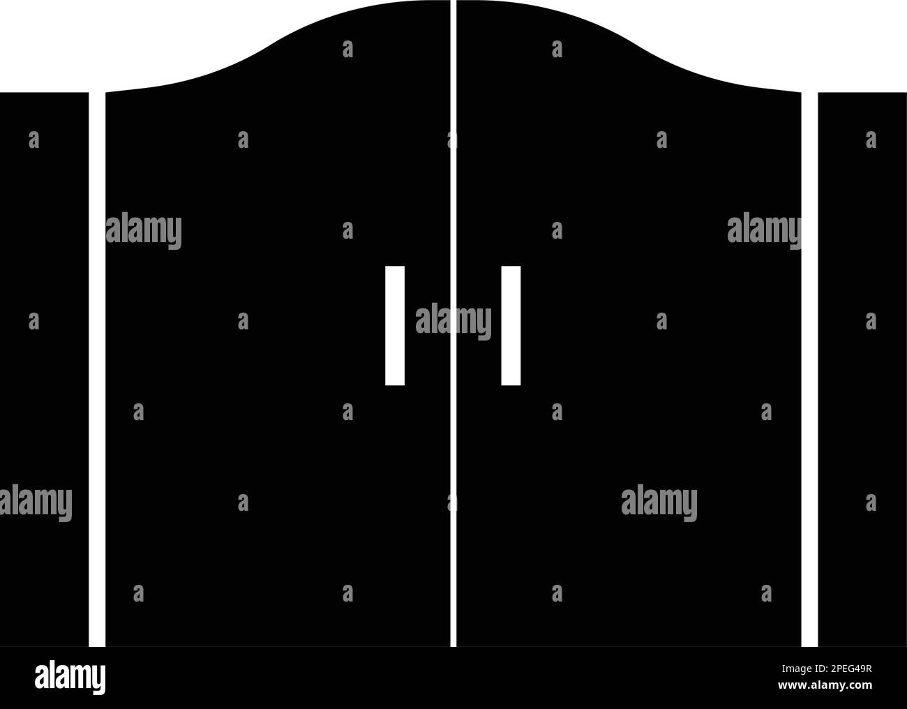 simple gate icon illustration design Stock Vector Image & Art - Alamy