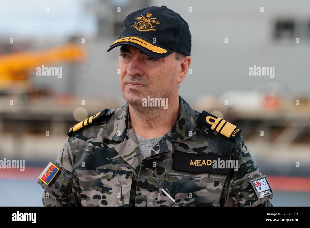 Chief of the Nuclear-Powered Submarine Taskforce Vice Admiral Jonathan ...